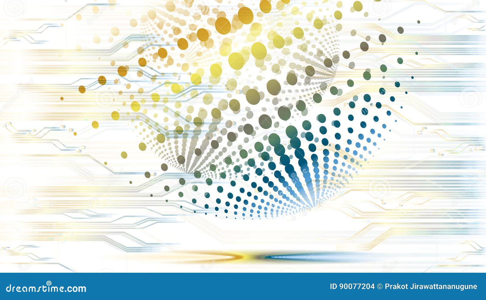 Vector Abstract Technological Colorful Global Background Stock Vector ...