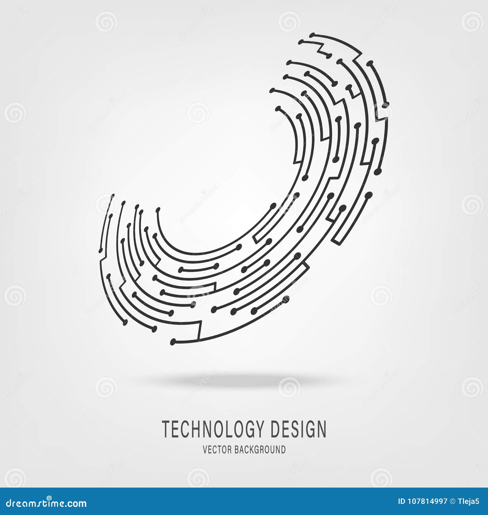 Abstract Technology Circuit Board Circle Background Stock Vector ... Abstract Technology Circuit Board Circle Background Stock Vector ...