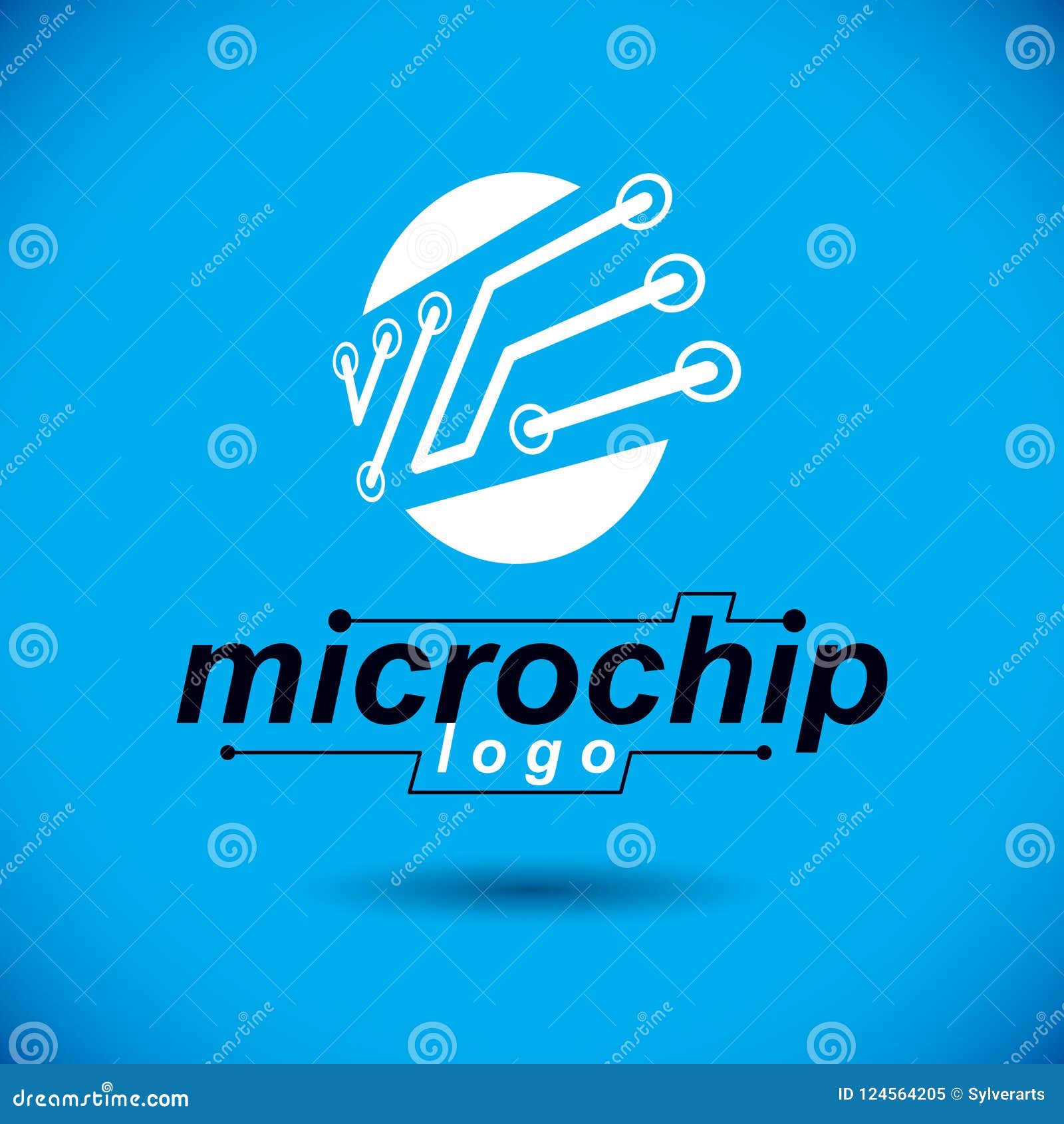 Microchip With AI Logo Symbolizing Technology And Data Transfer ...