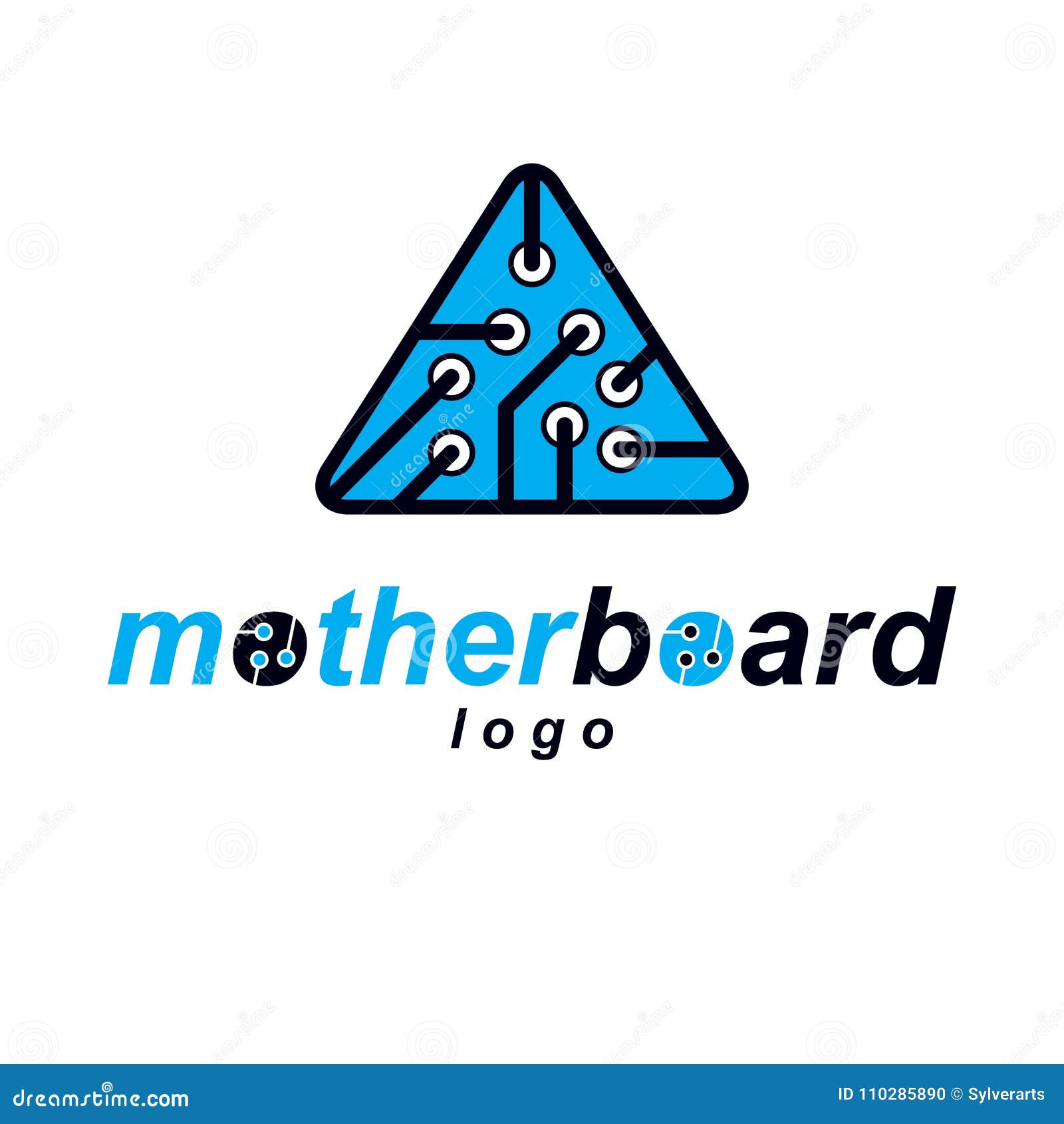 Vector Abstract Technology Circuit Board. High Tech Digital Scheme of ...