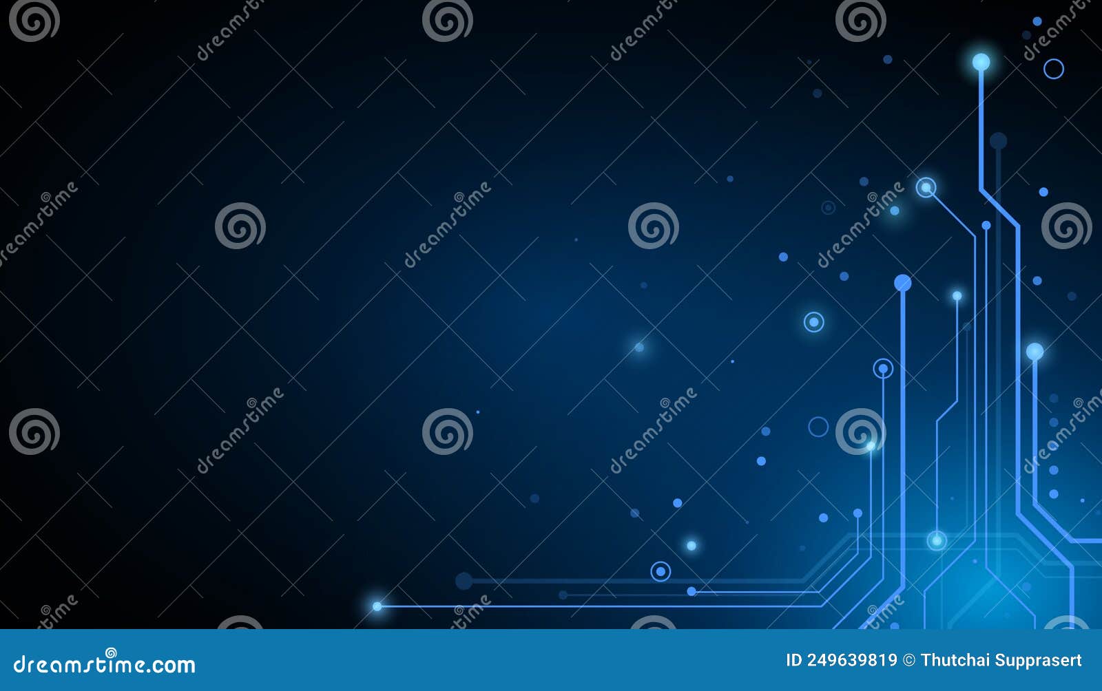 Vector Abstract Technology Circuit Lines. Technology Vector Background ...