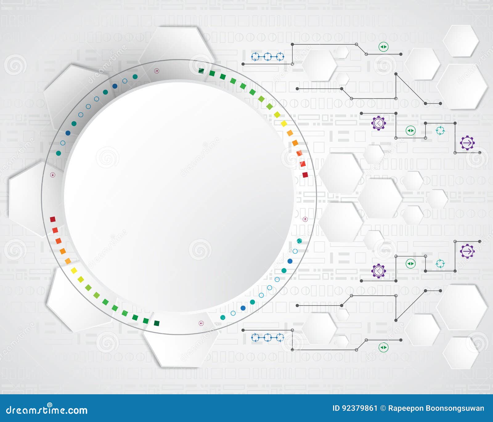 Vector Abstract Technology Design. Stock Vector - Illustration of ...