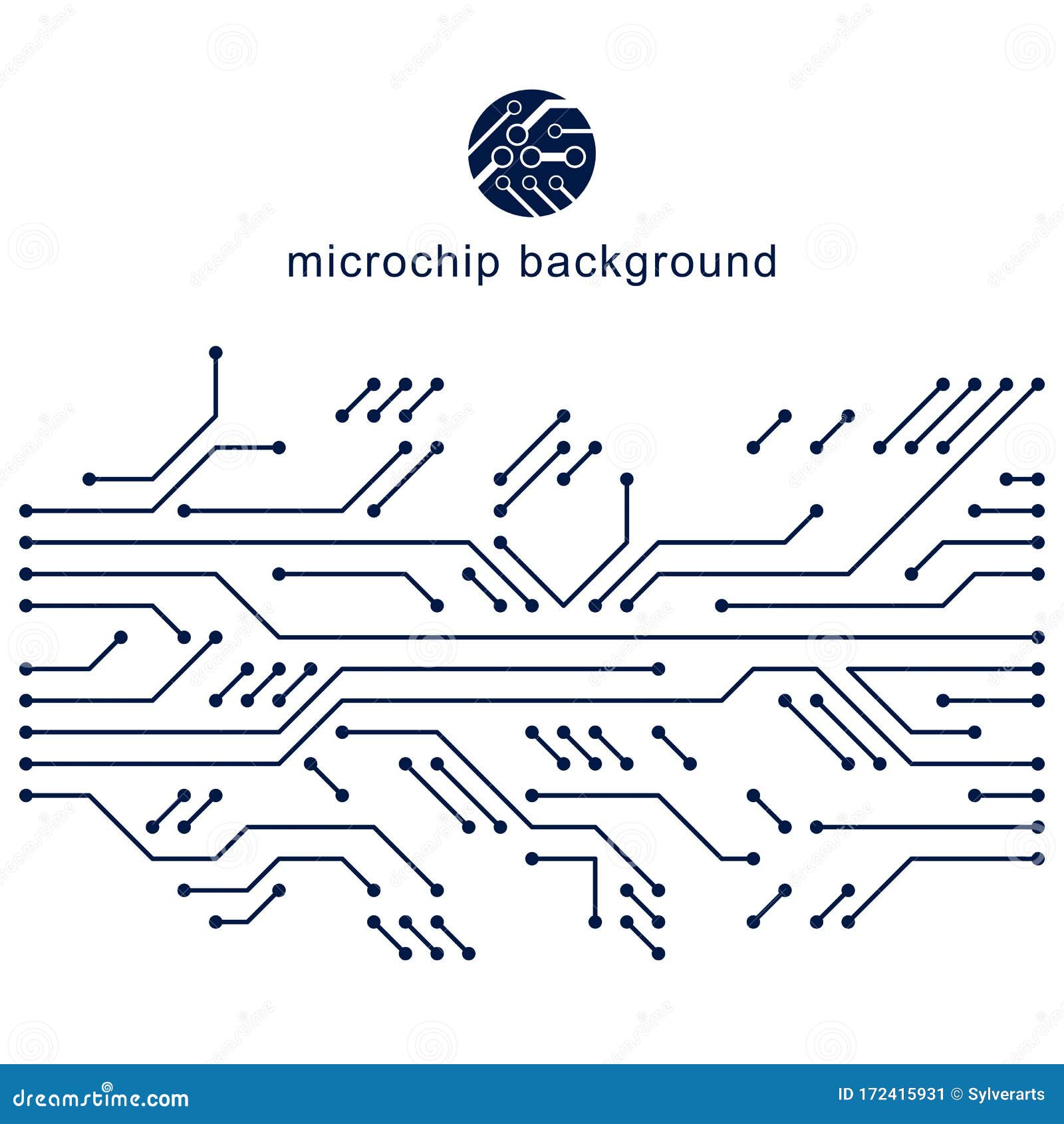 Vector Abstract Technology Illustration with Circuit Board. High Tech ...