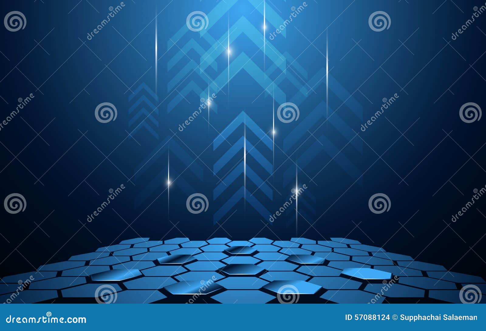 Vector Abstract Technology Innovation Move Up Background Stock Vector ...