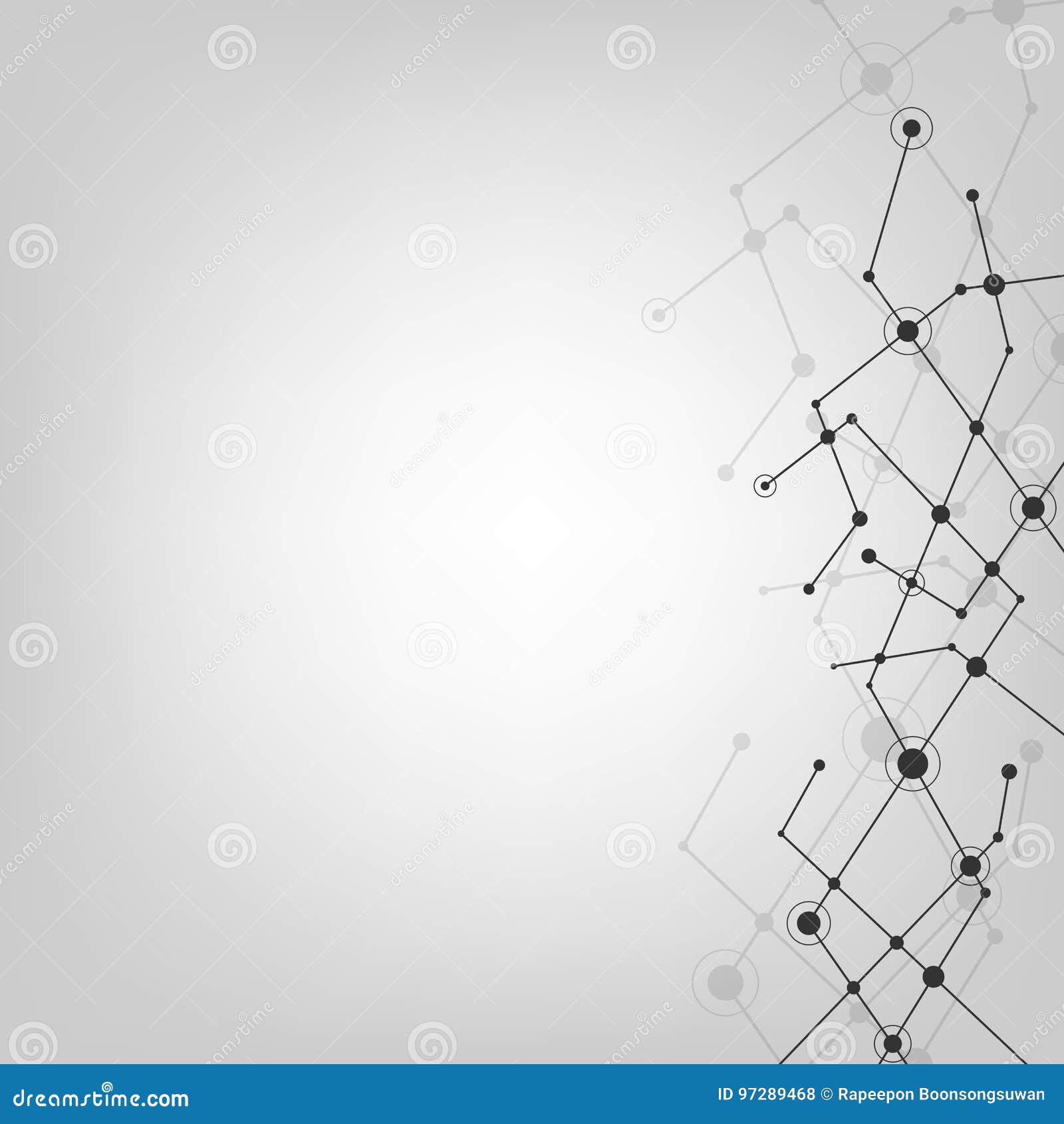 Vector Abstract Technology Network Design. Stock Vector - Illustration ...