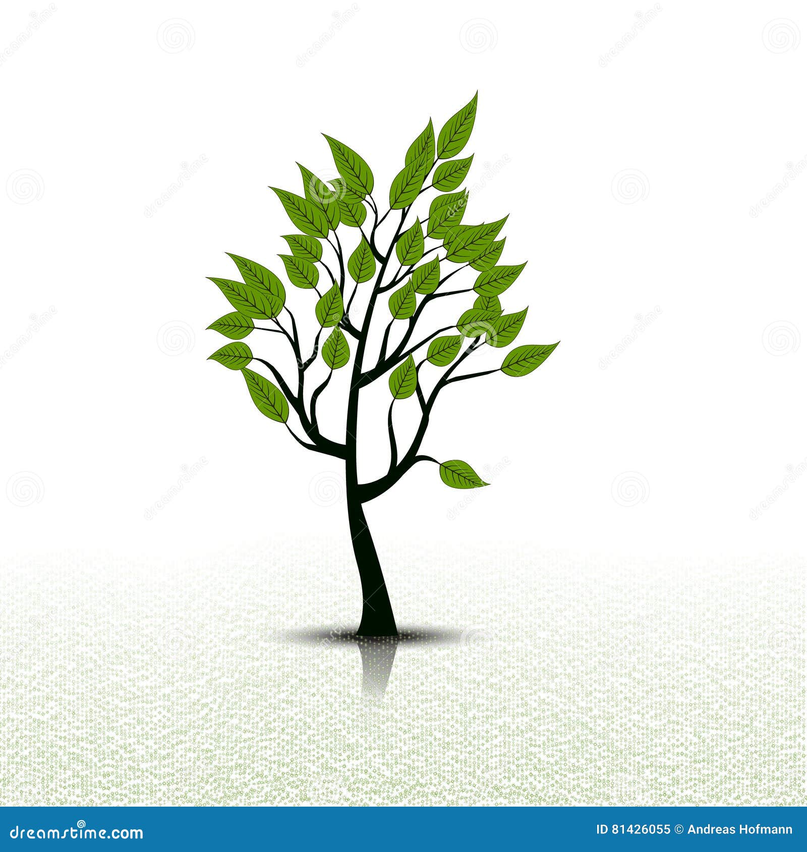 Vector of Abstract Tree Icon Stock Illustration - Illustration of ...