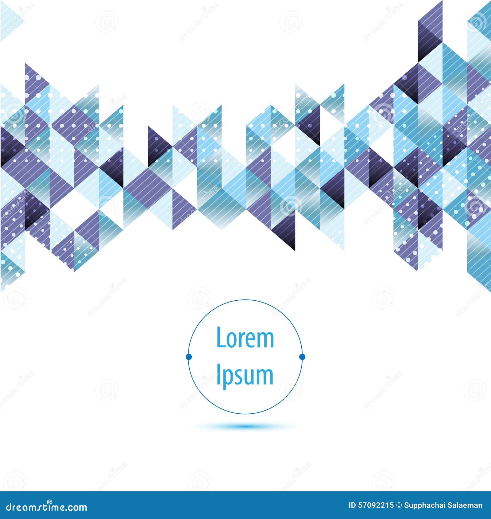 Vector Abstract Triangle Pattern Technology Concept Modern Design