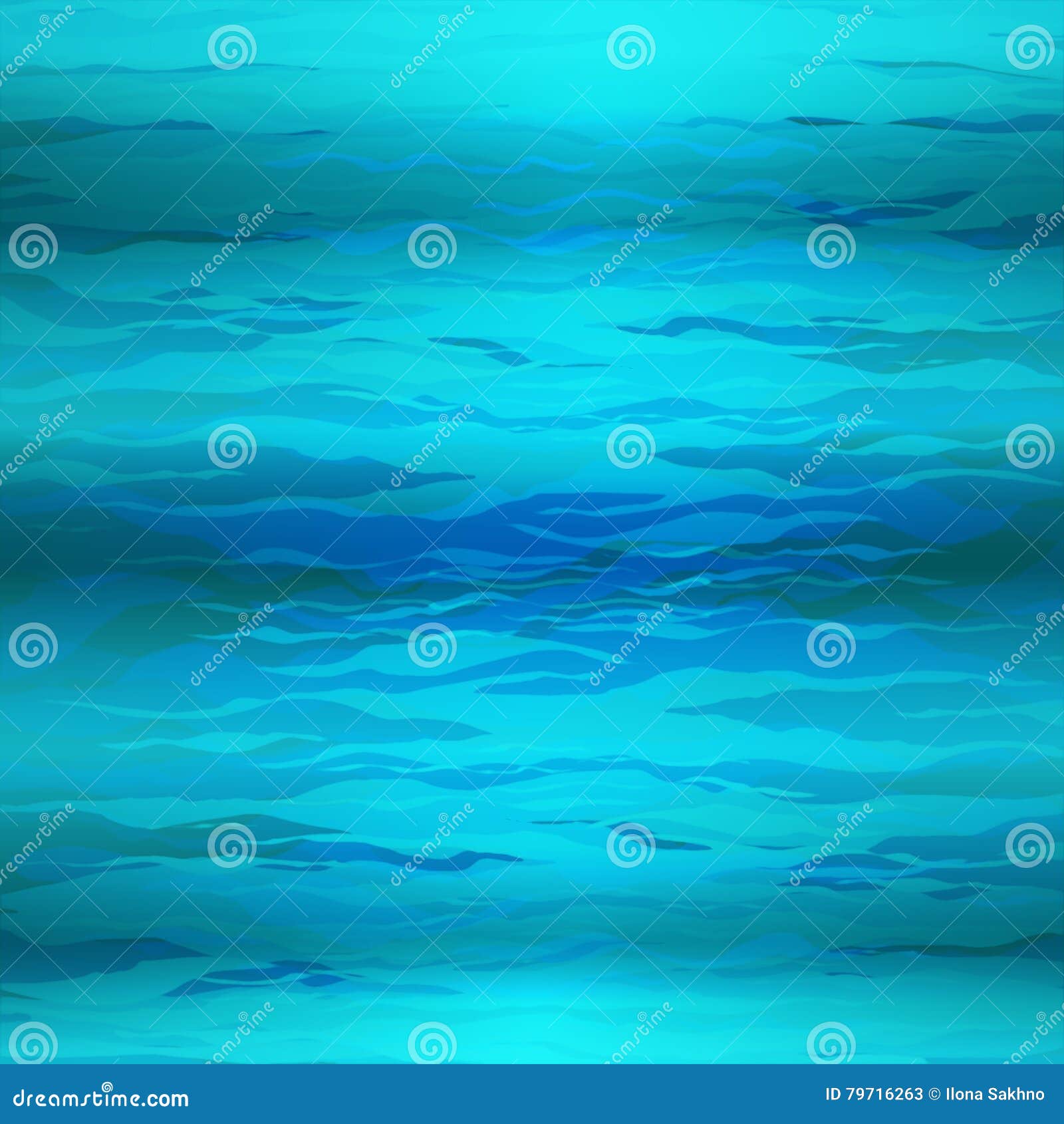 Vector Abstract Triangle Underwater Background, Abstract Texture, Blue ...