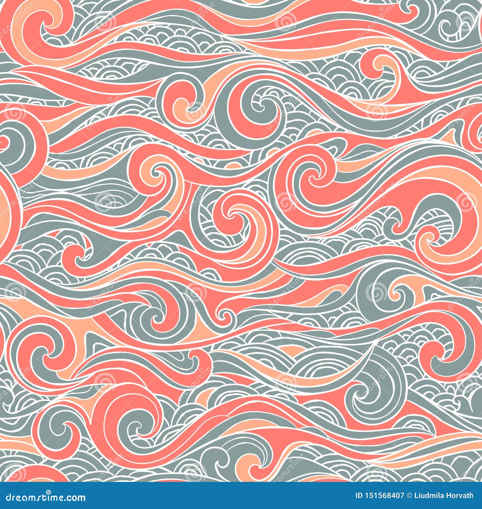 Abstract Wave Pattern for Packaging Design, Textile, Phone Case Print ...