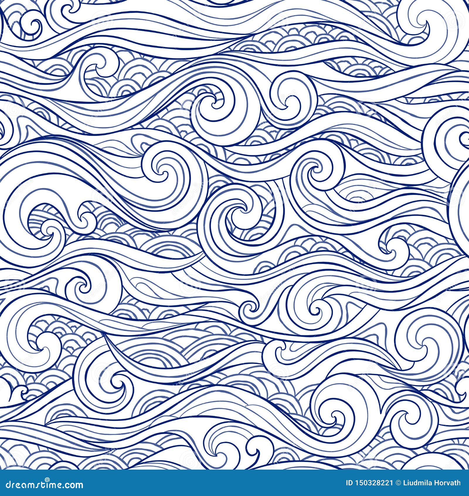 Abstract Wave Pattern for Packaging Design, Textile, Phone Case Print ...