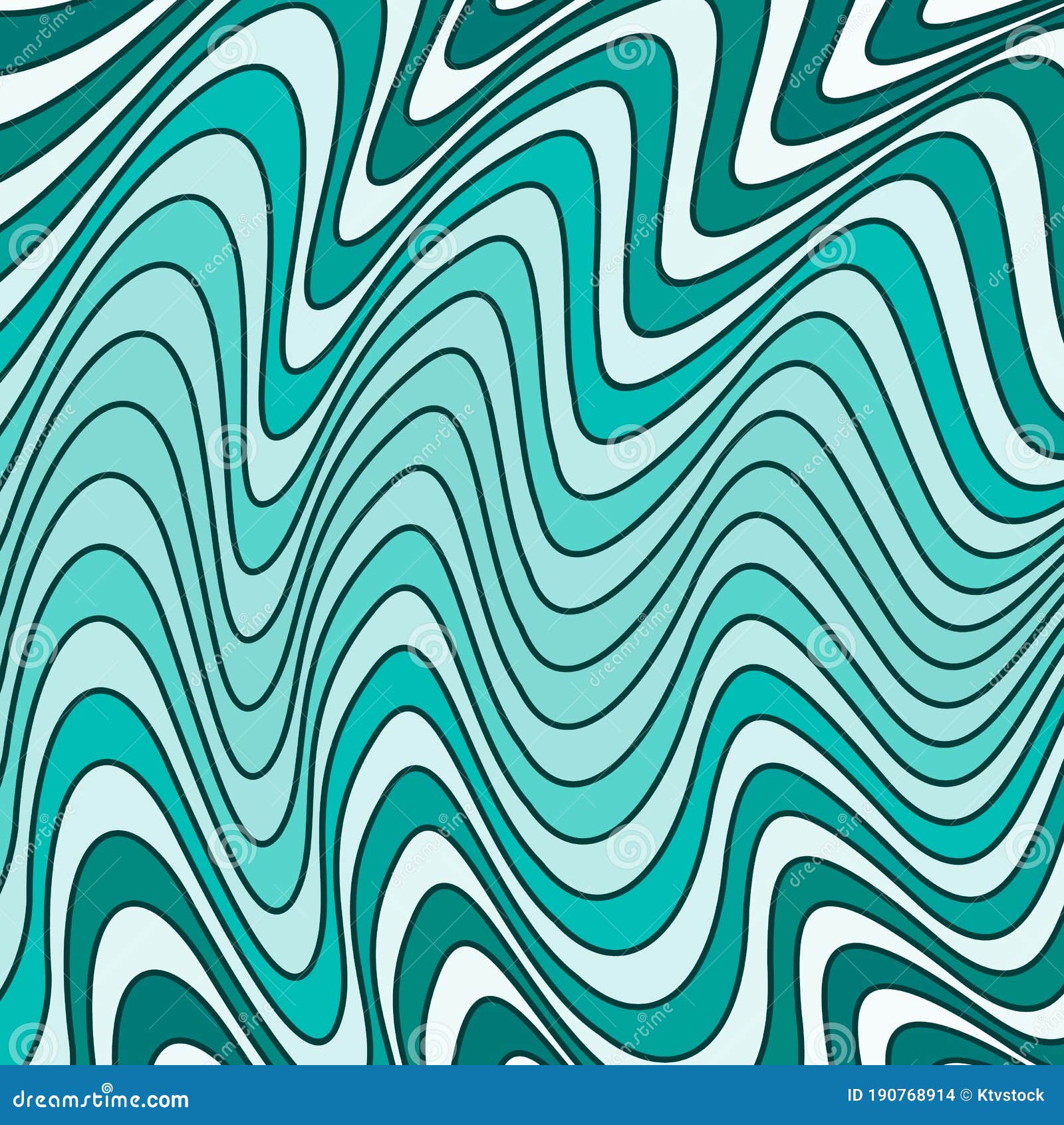 Vector Abstract Waves Lines Background Stock Vector - Illustration of stylize, backdrop: 190768914