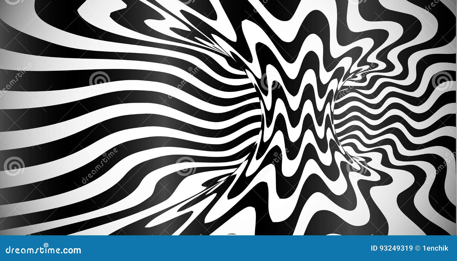 Vector Abstract Wavy Stripes Optical Illusion Background Stock Vector ...