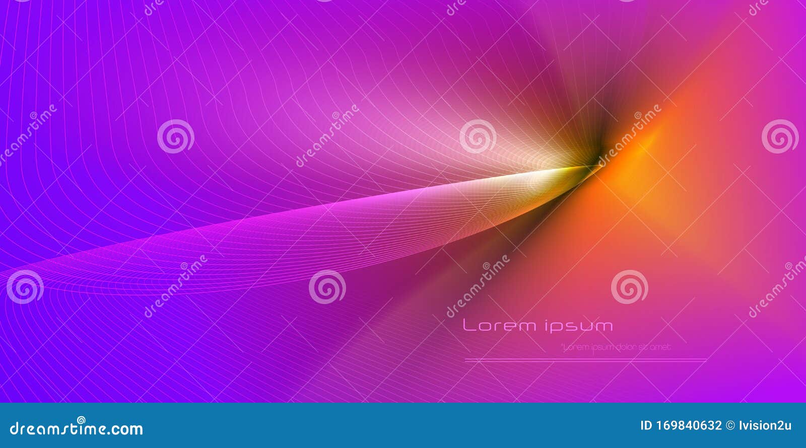 Dynamic Minimal Wave Line Composition Design In A4 Size, Layout For ...