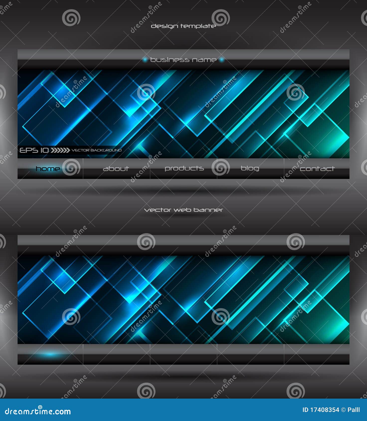 Vector abstract web banner stock vector. Illustration of artistic ...