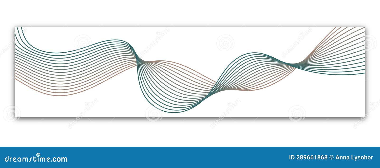 Vector Abstract Web Banner with Lines Stock Illustration - Illustration ...