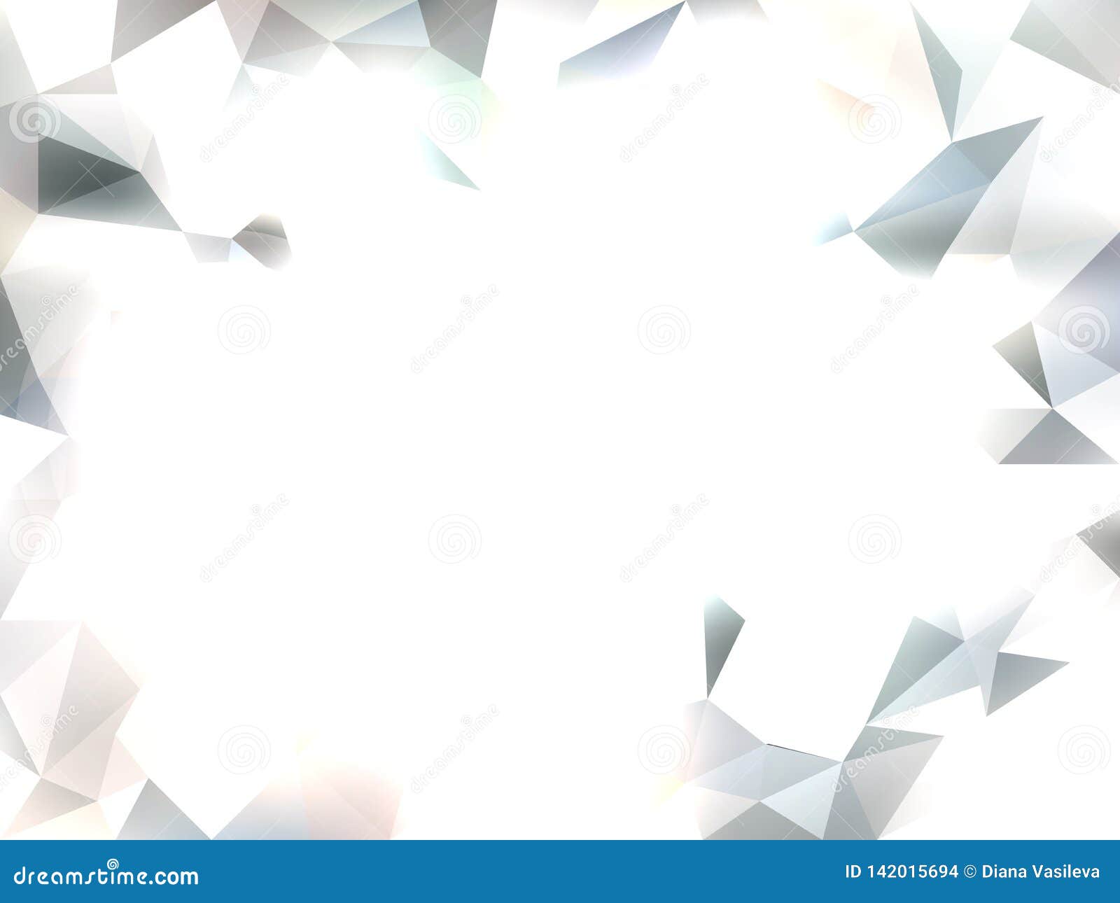 Vector Abstract White Background with Triangles Stock Vector ...