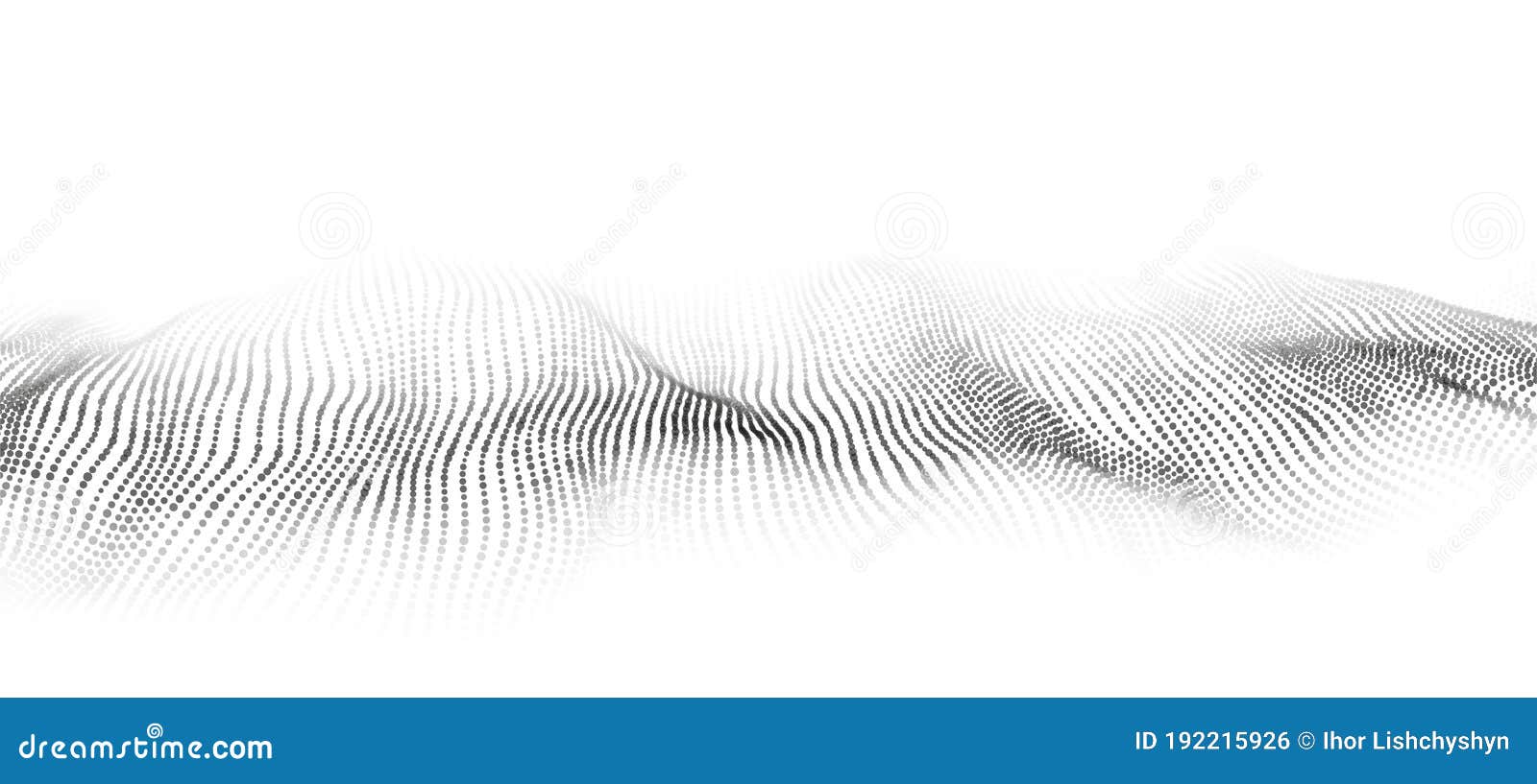 Vector Abstract White Futuristic Background. Big Data Visualization ...