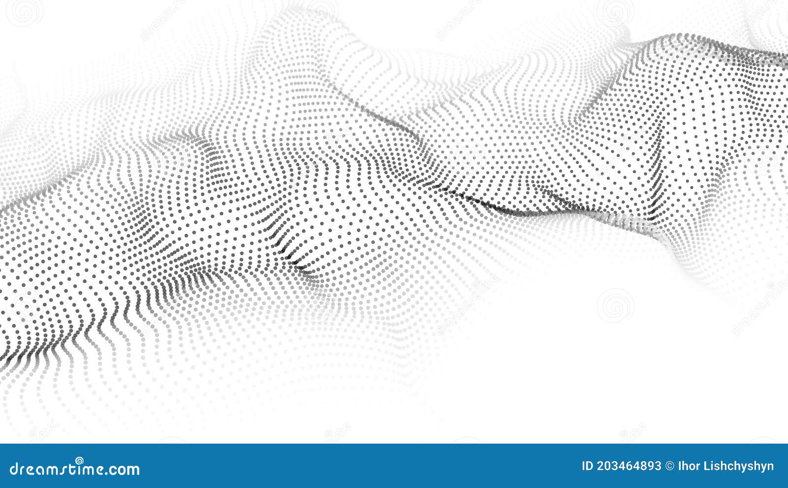 Vector Abstract White Futuristic Background. Big Data Visualization ...