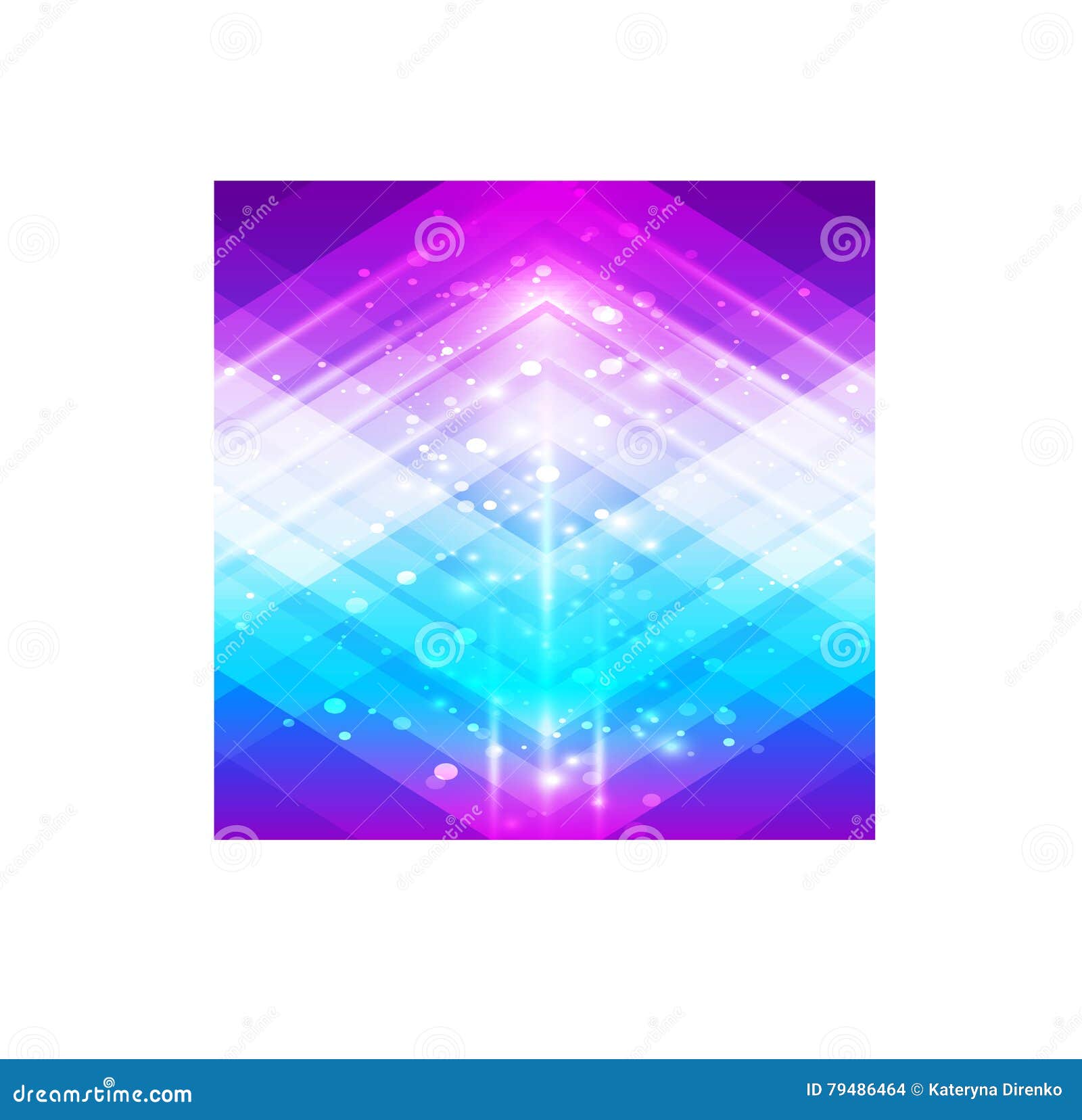 Vector Abstract Winter Geometric Polygon Background Stock Vector ...