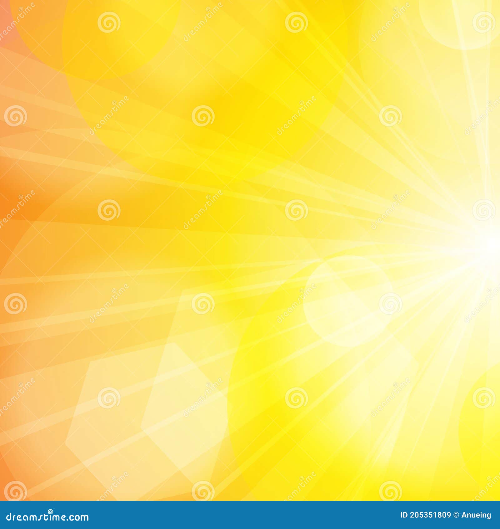 Vector : Abstract Yellow and Orange Sunshine Stock Vector ...