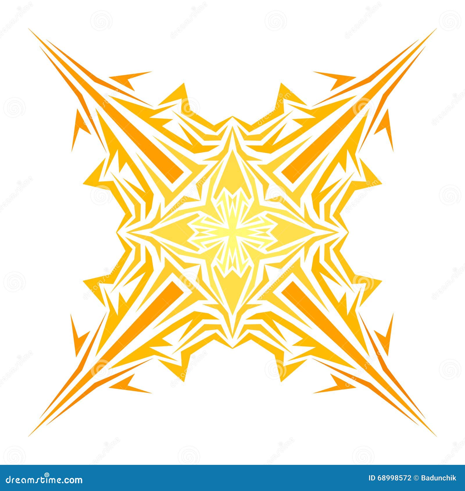 Vector Abstract Yellow Pattern Stock Vector - Illustration of light ...