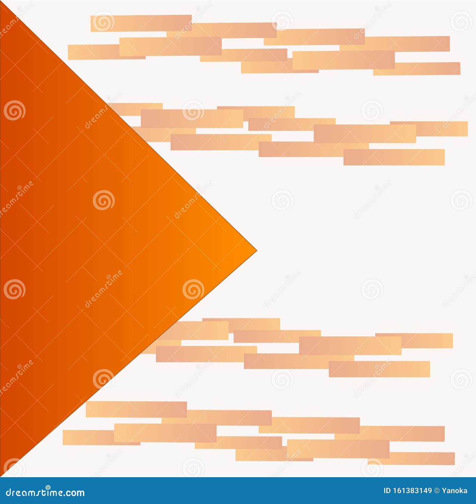 Vector Abstract Yellow White Triangles Background. Illustration with ...