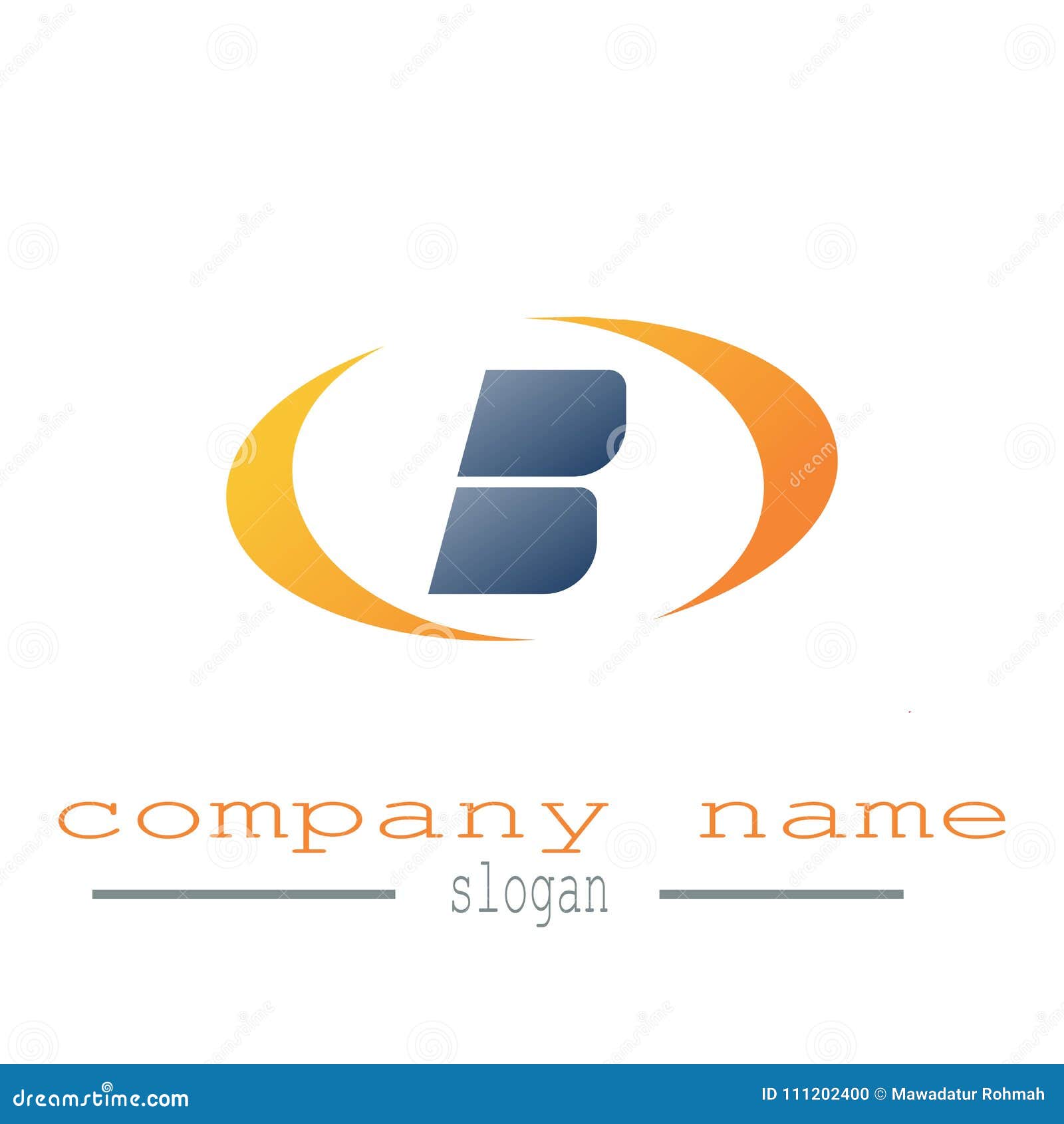 Vector Abstracto Del Logotipo De La Letra B Ilustración del Vector ...