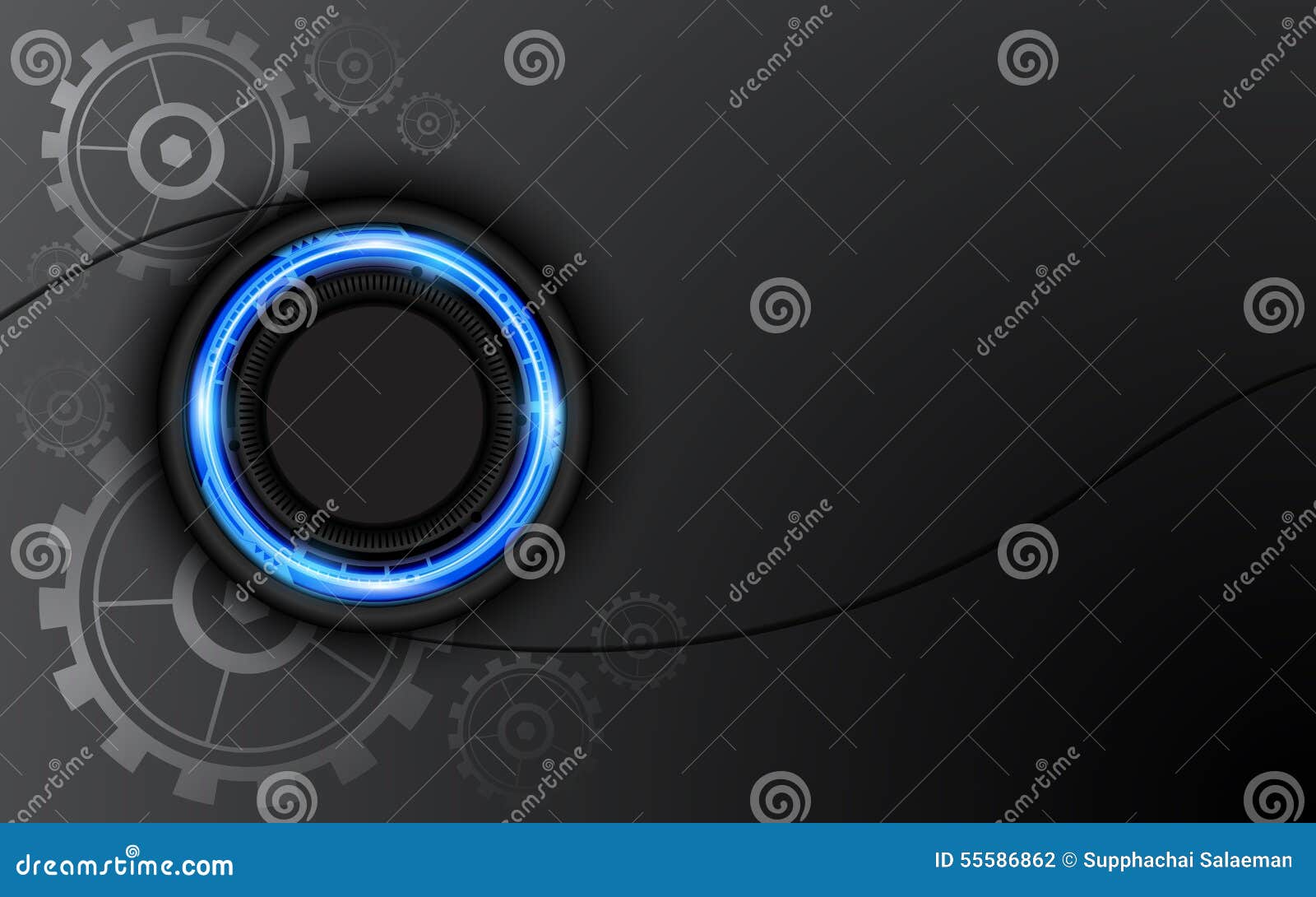 Vector Abstrakten High-Techen Knopffunktions-Systemkonzepthintergrund ...