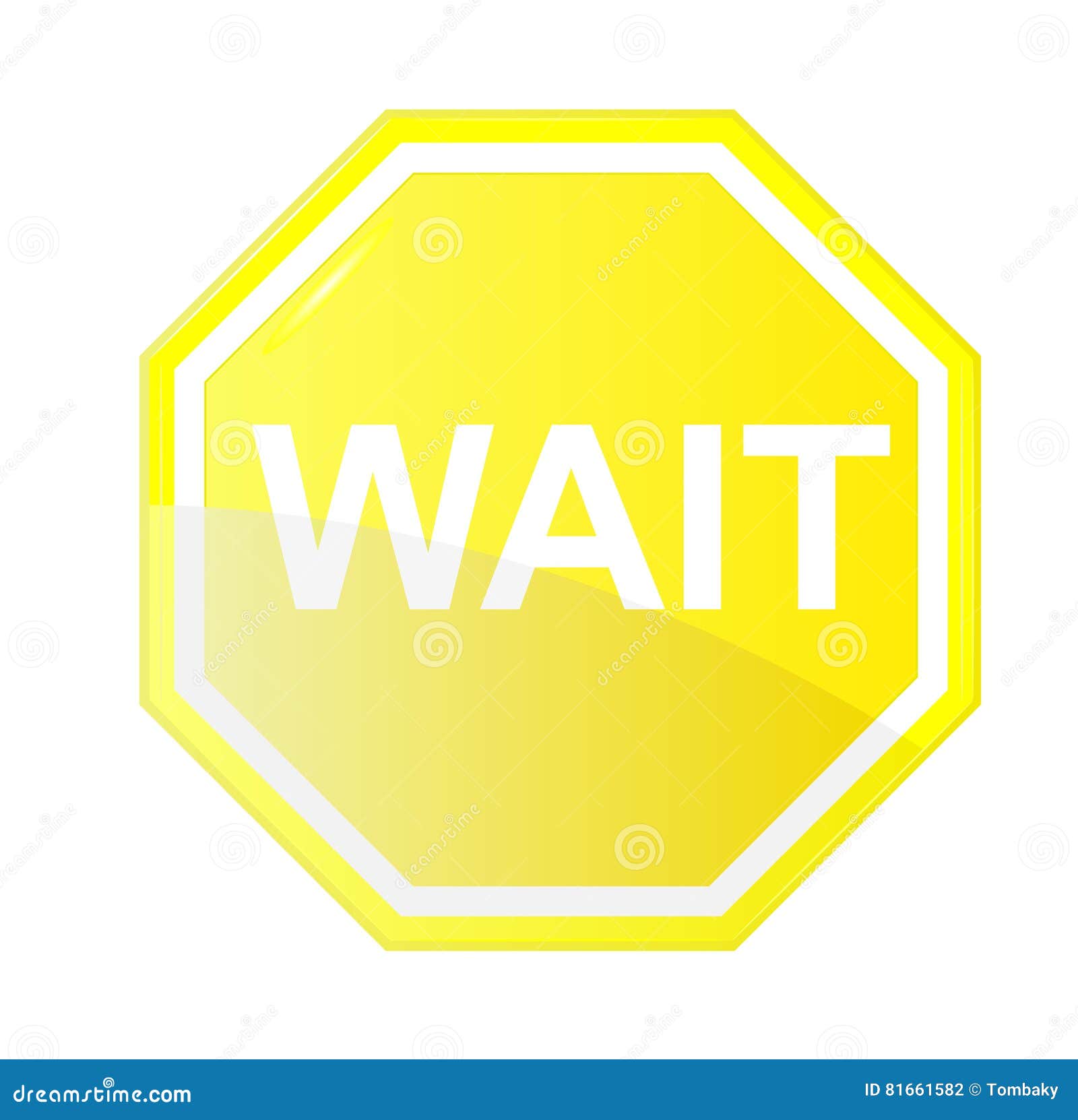 Vector Access Signs, Wait Sign Stock Illustration - Illustration of ...