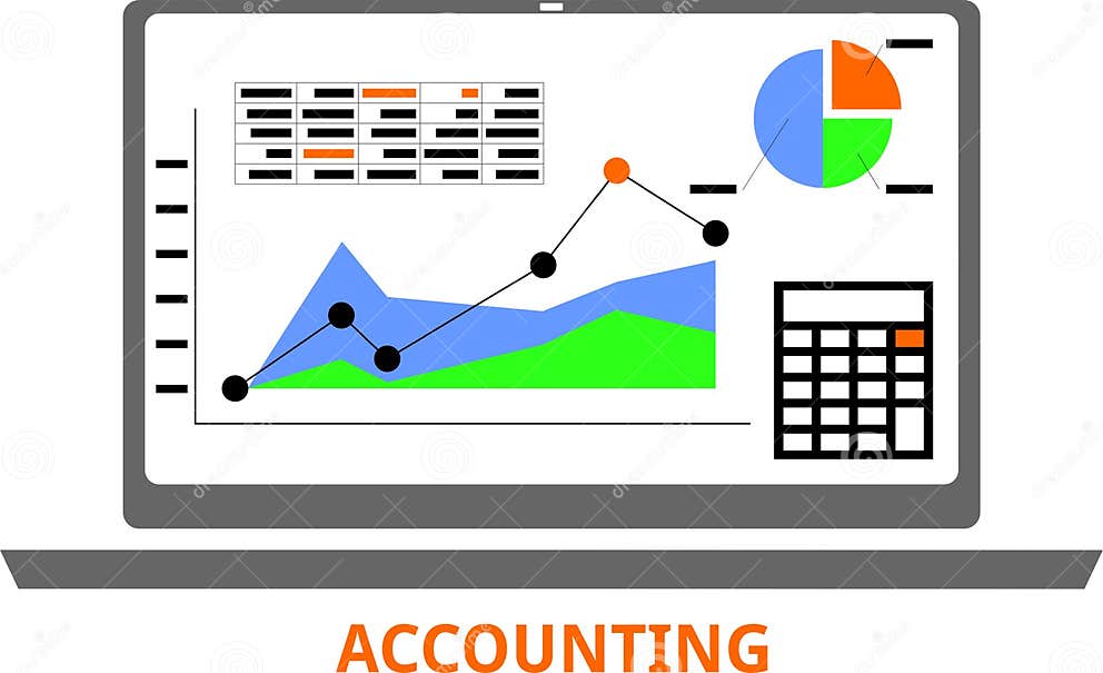 Vector - accounting stock vector. Illustration of graphics - 56020829