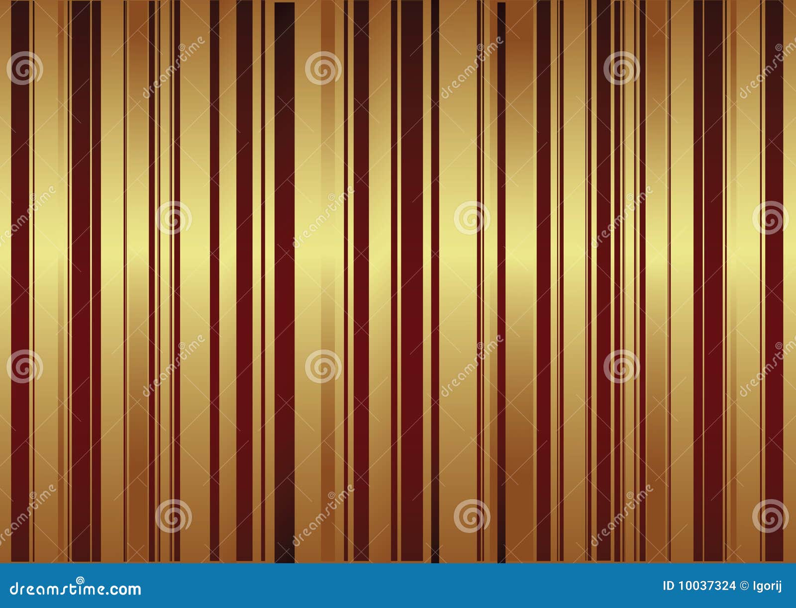 Vector Achtergrond Met Rode En Gouden Strepen Stock Illustratie ...