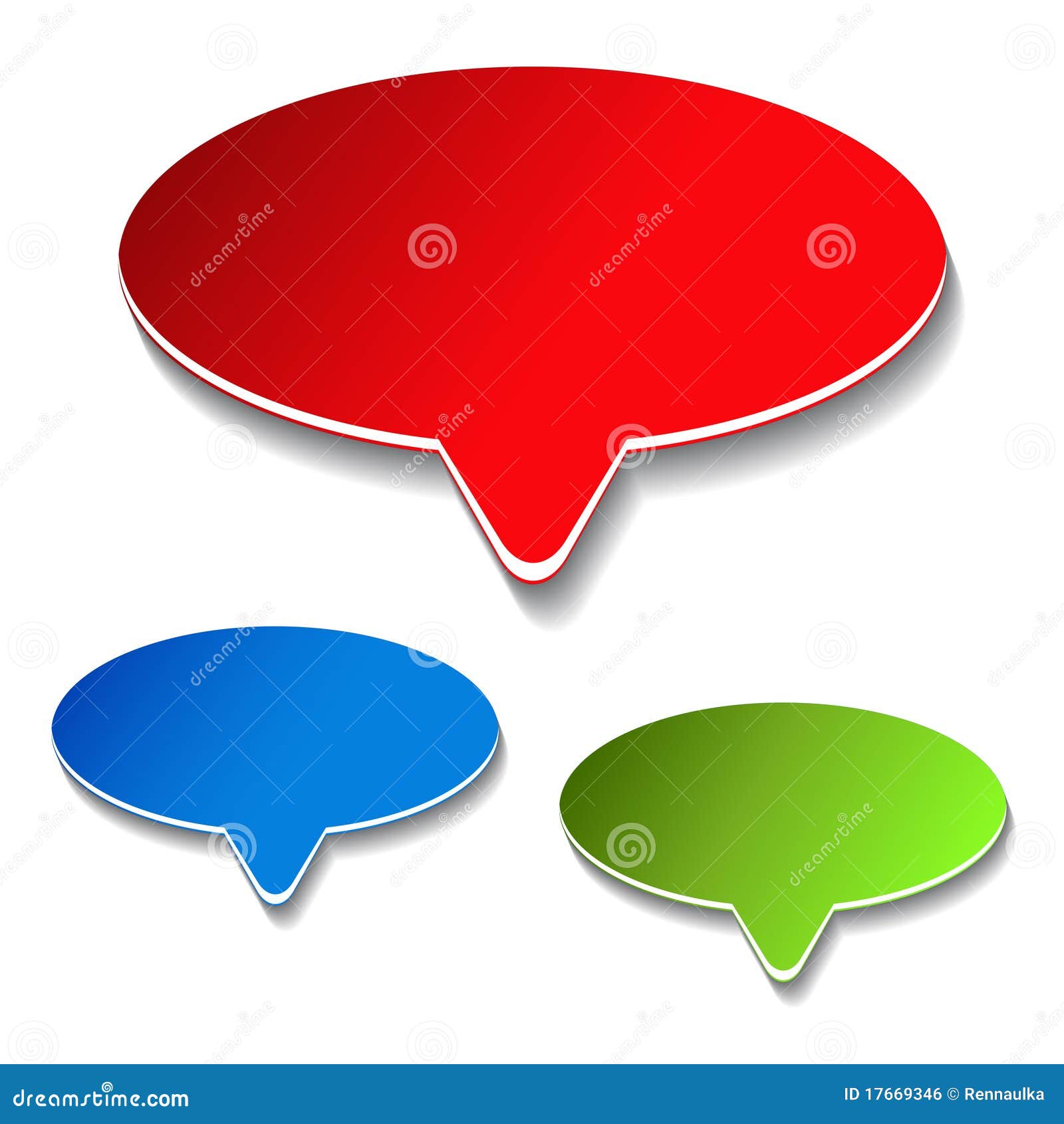 Vector Advertisement Bubbles Stock Vector - Illustration of green ...