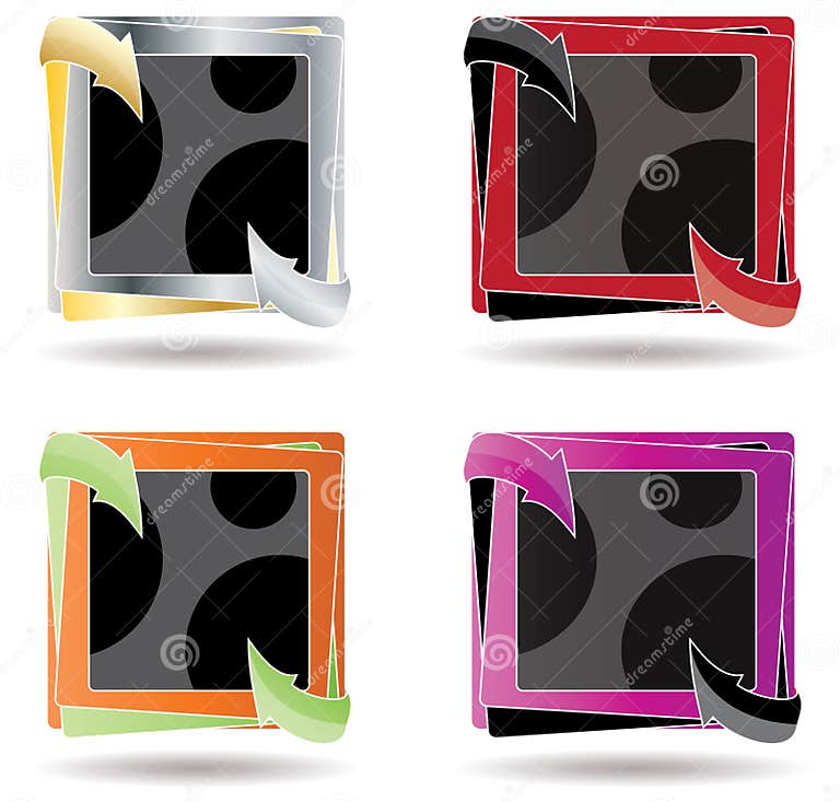 Vector Advertising Text Box Set Stock Vector - Illustration of banner ...