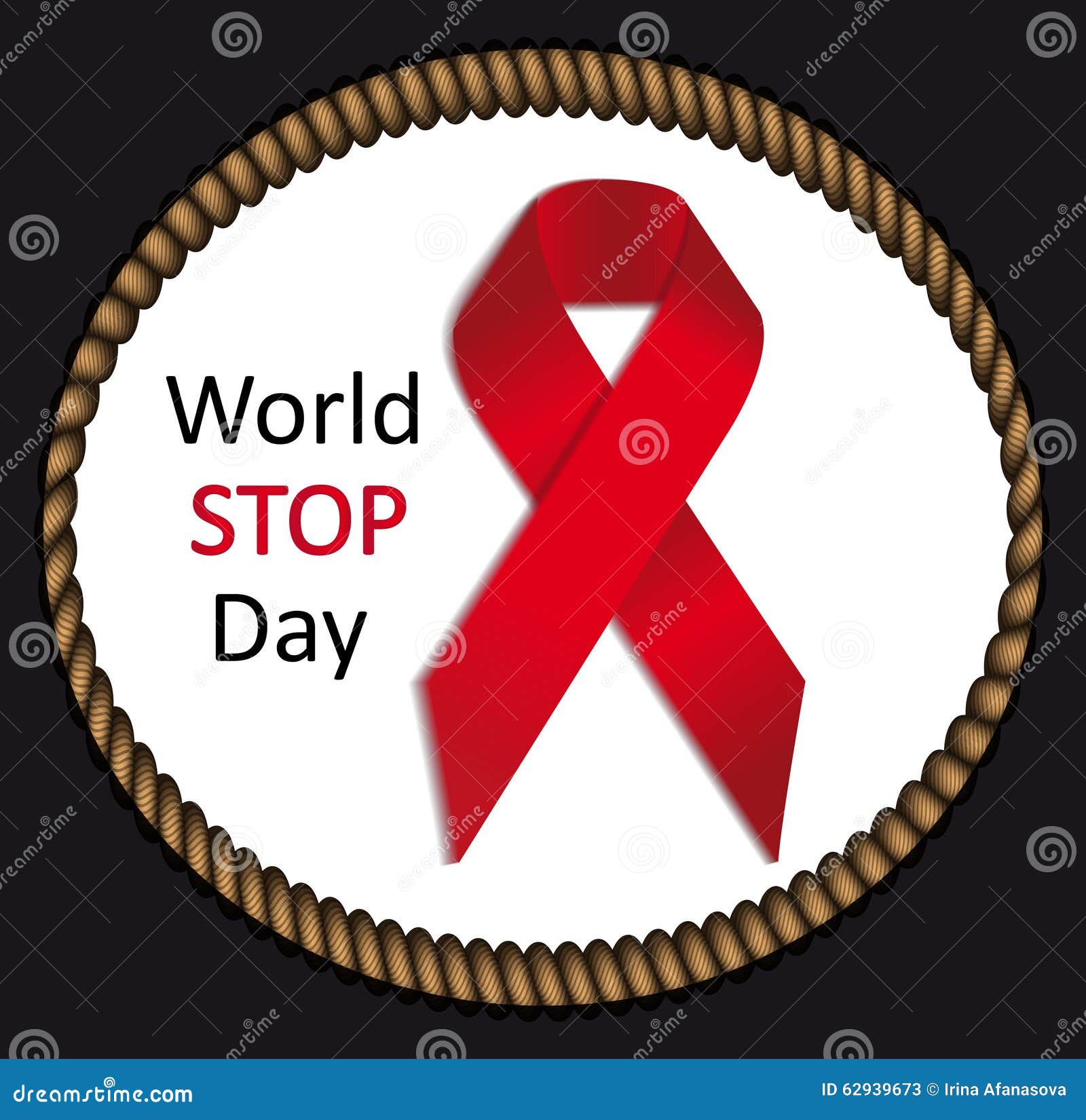 Vector AIDS Ribbon Sign or Icon Stock Vector - Illustration of satin ...