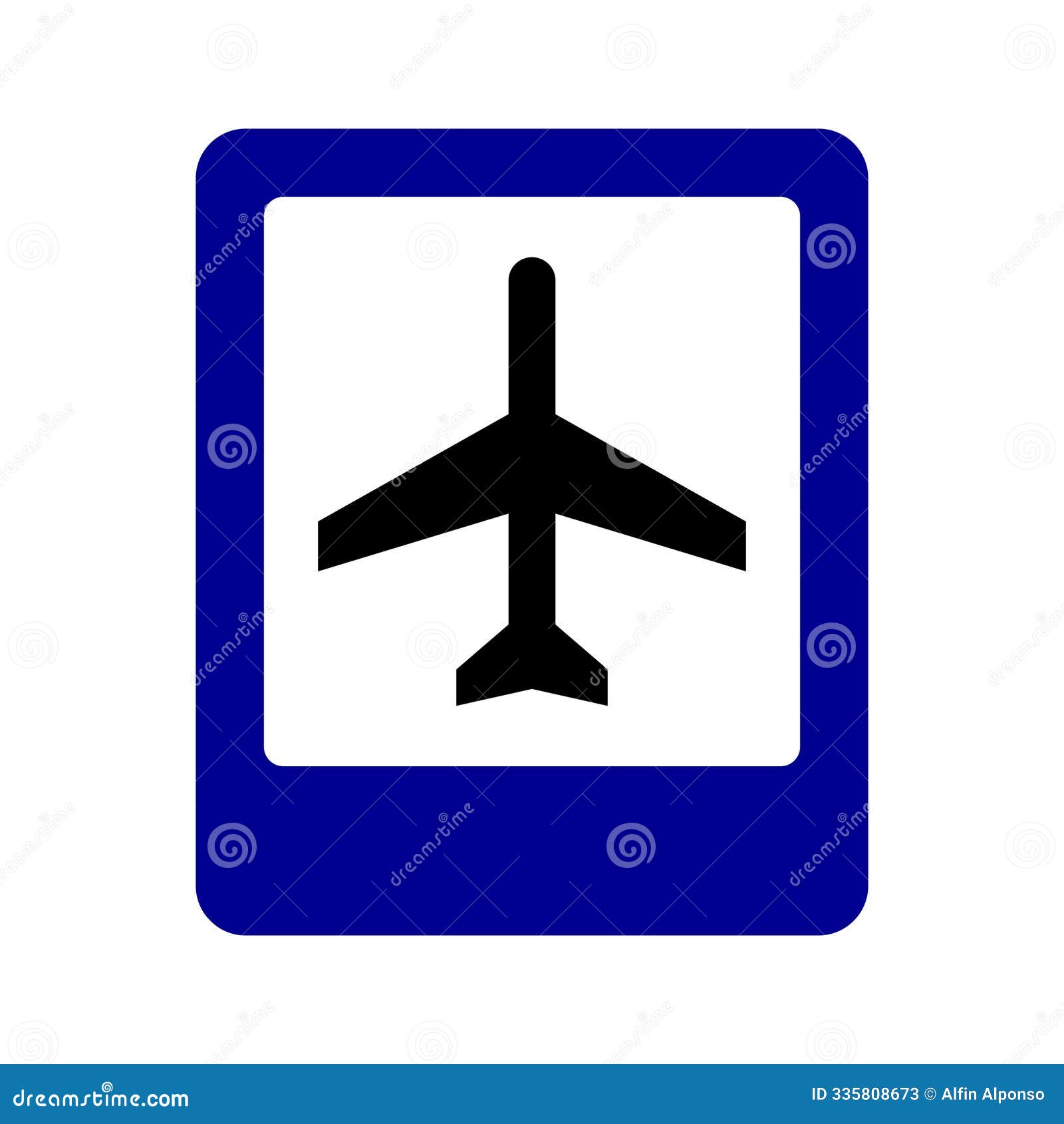 Vector Airplane Symbol Flat Design Stock Illustration - Illustration of ...