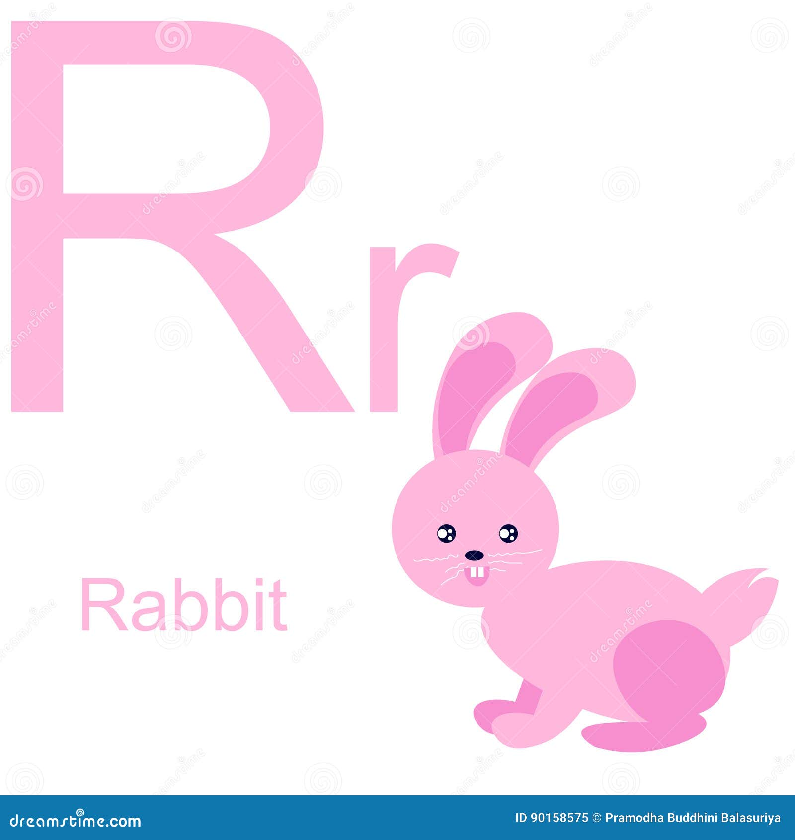 Vector Alphabet with Animals R Stock Vector - Illustration of ...