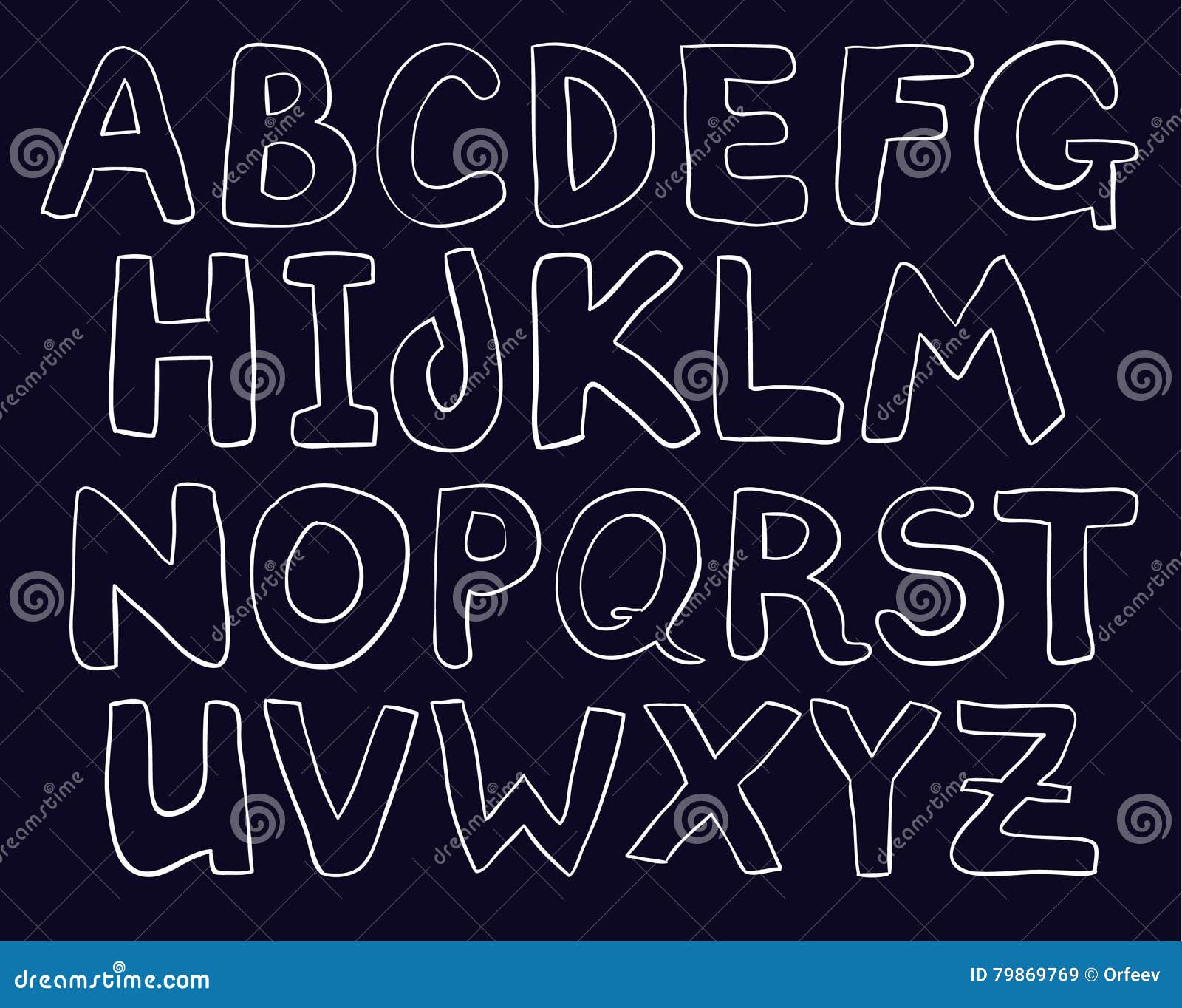 Contrast Alphabet Of Volumetric Letters. 3d Retro Font Vector ...