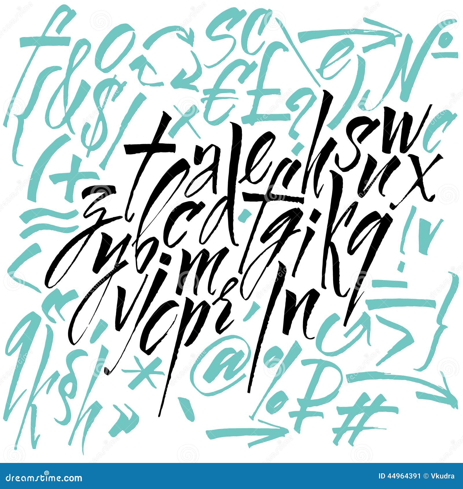 Vector alphabet. stock vector. Illustration of letters - 44964391