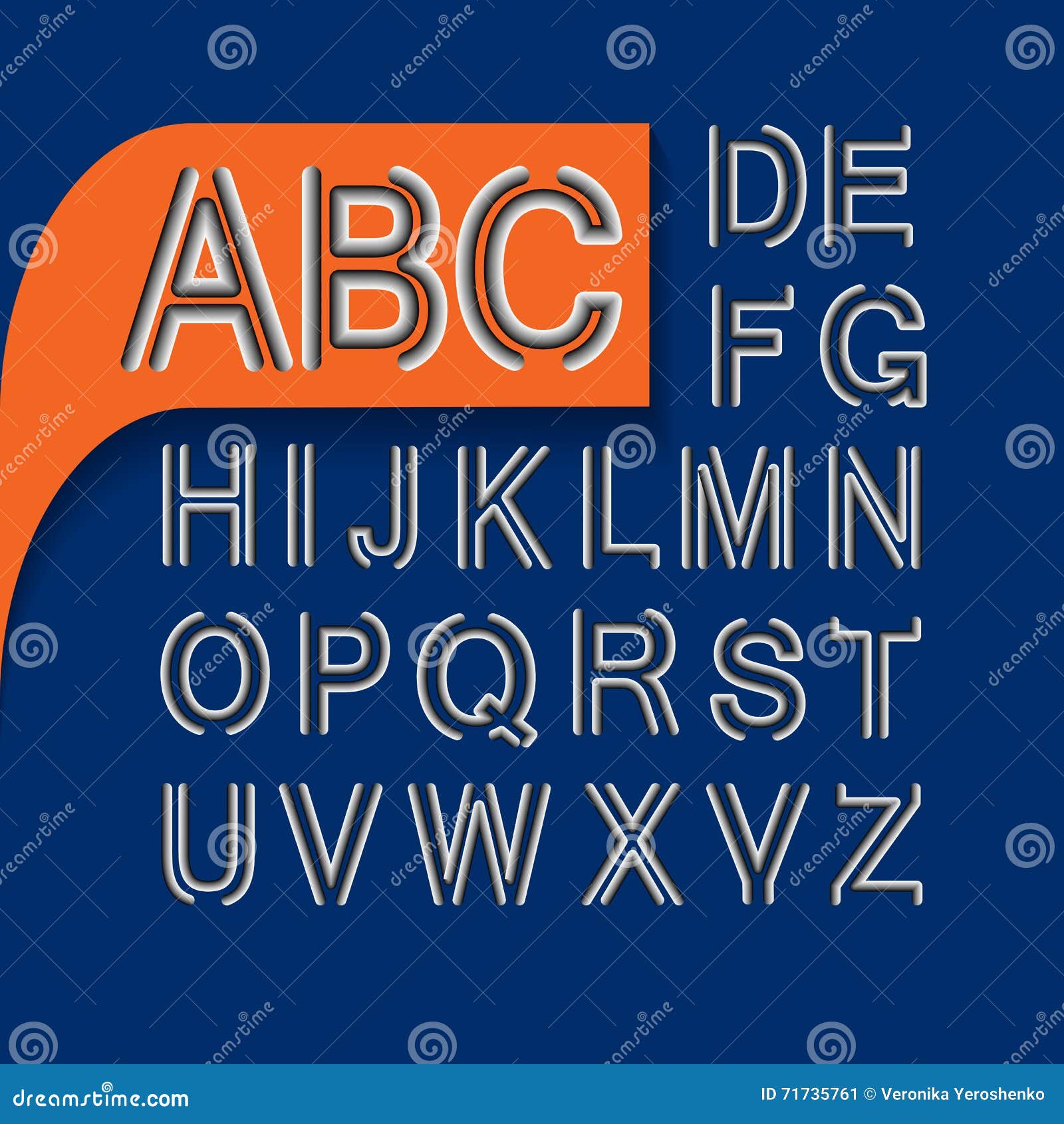 Vector Alphabet. Letters Set for Your Design Stock Vector ...