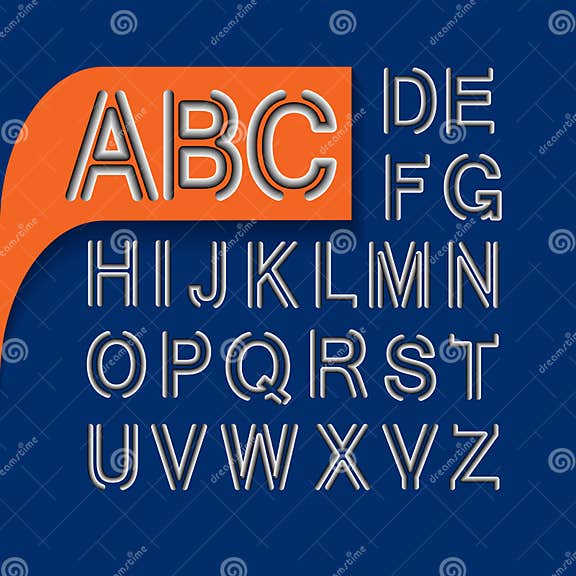 Vector Alphabet. Letters Set for Your Design Stock Vector ...