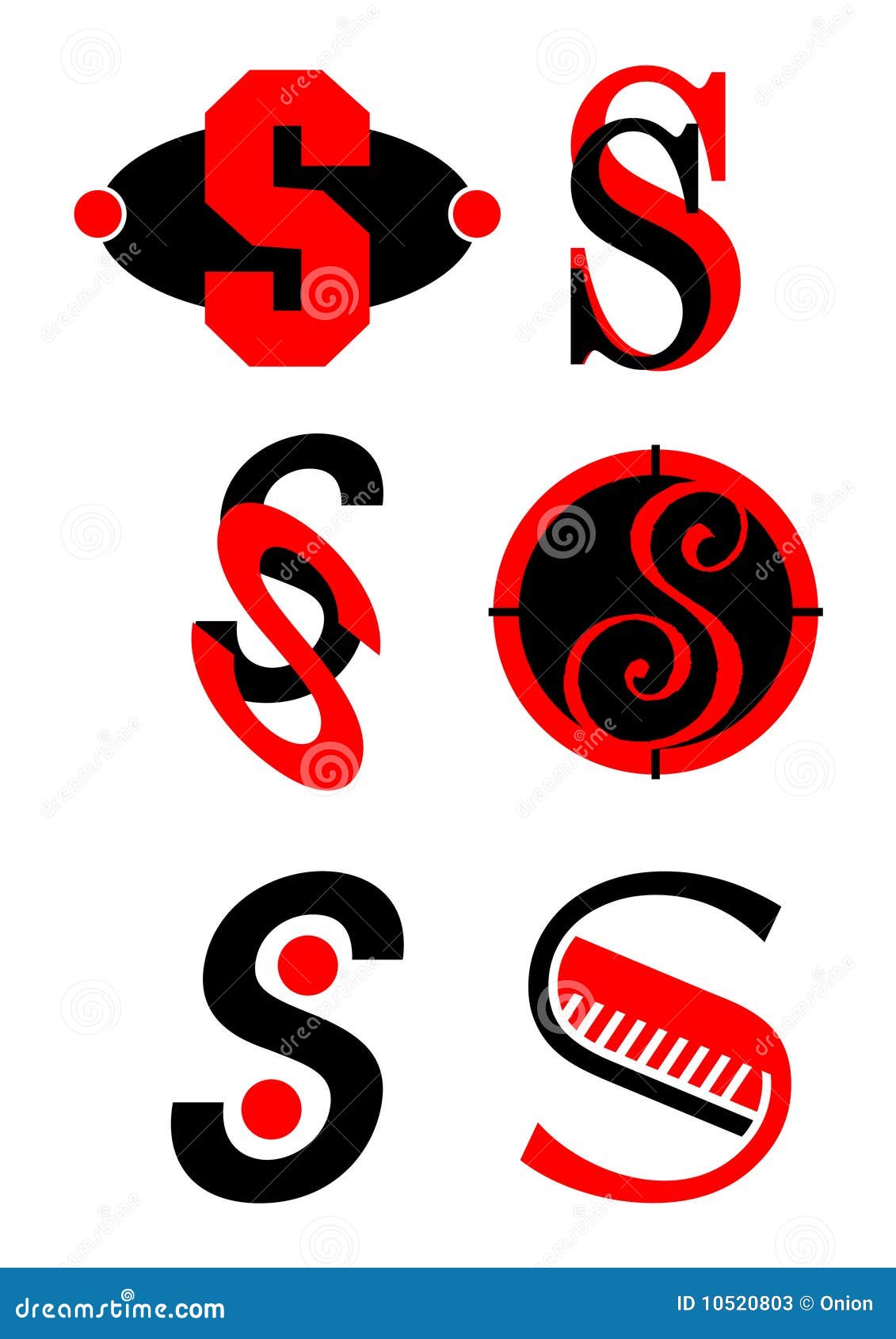 Vector Alphabet S Logos And Icons | CartoonDealer.com #10520803