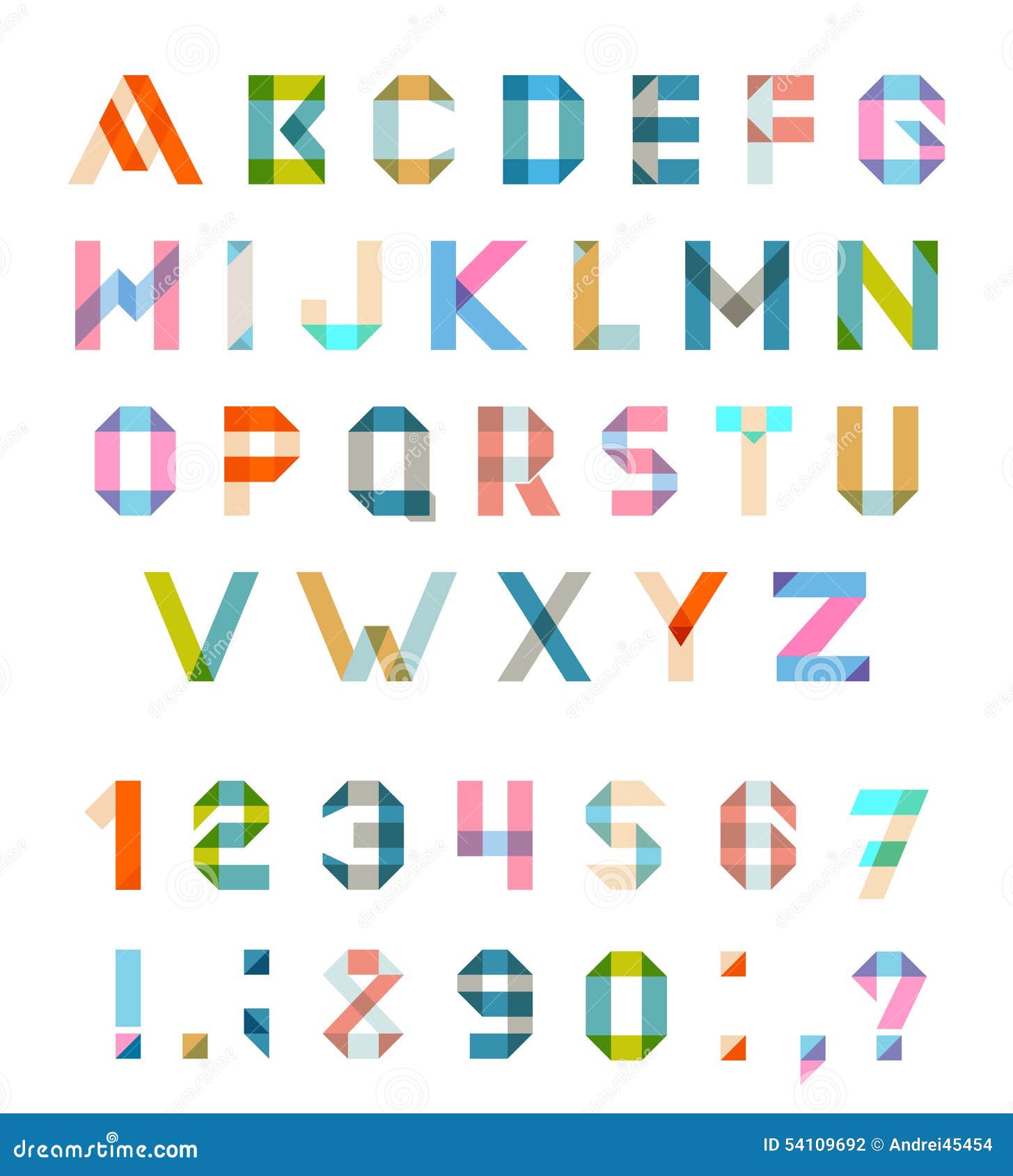 Vector Alphabet Set stock illustration. Illustration of element - 54109692