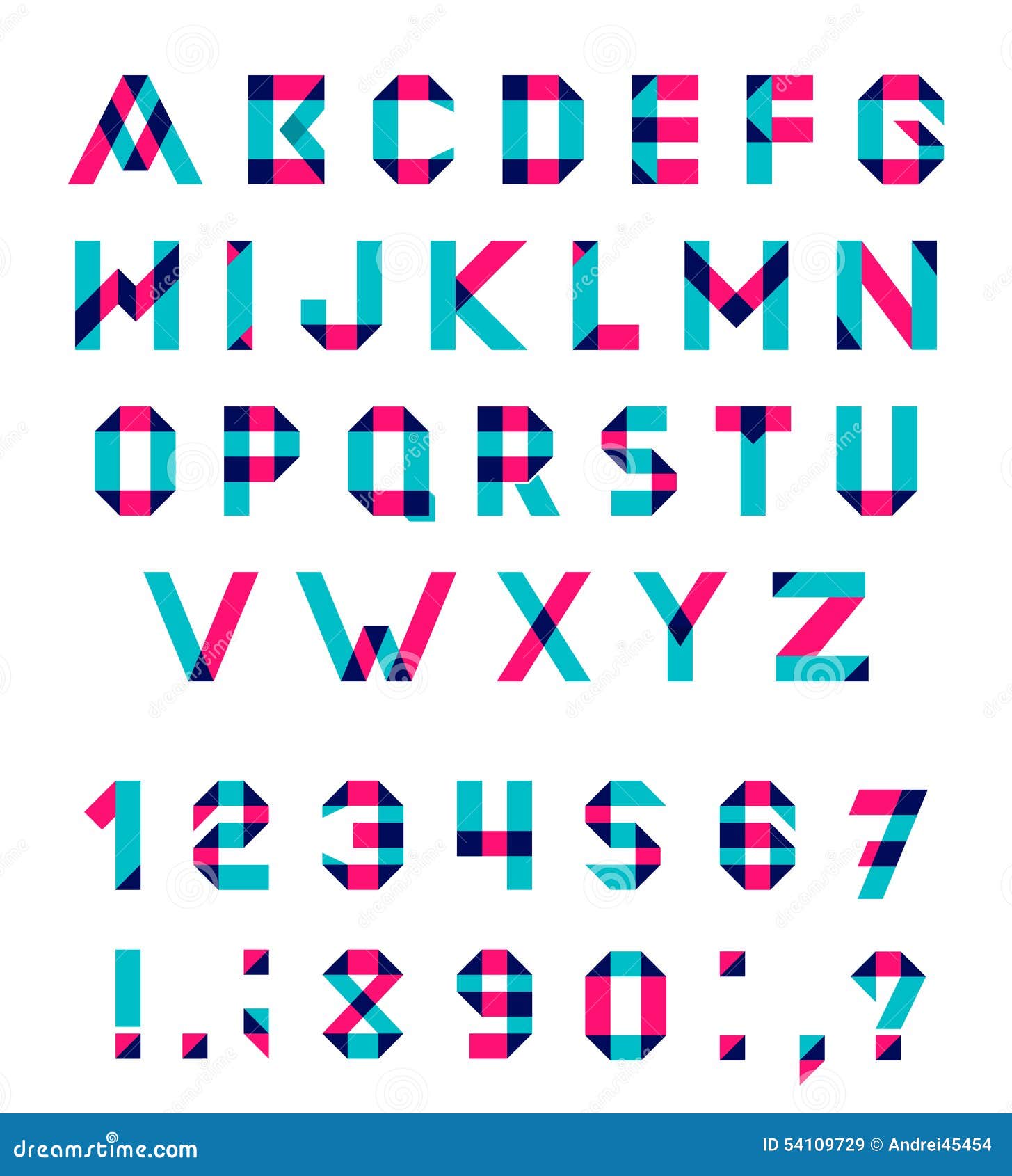 Vector Alphabet Set stock illustration. Illustration of logo - 54109729