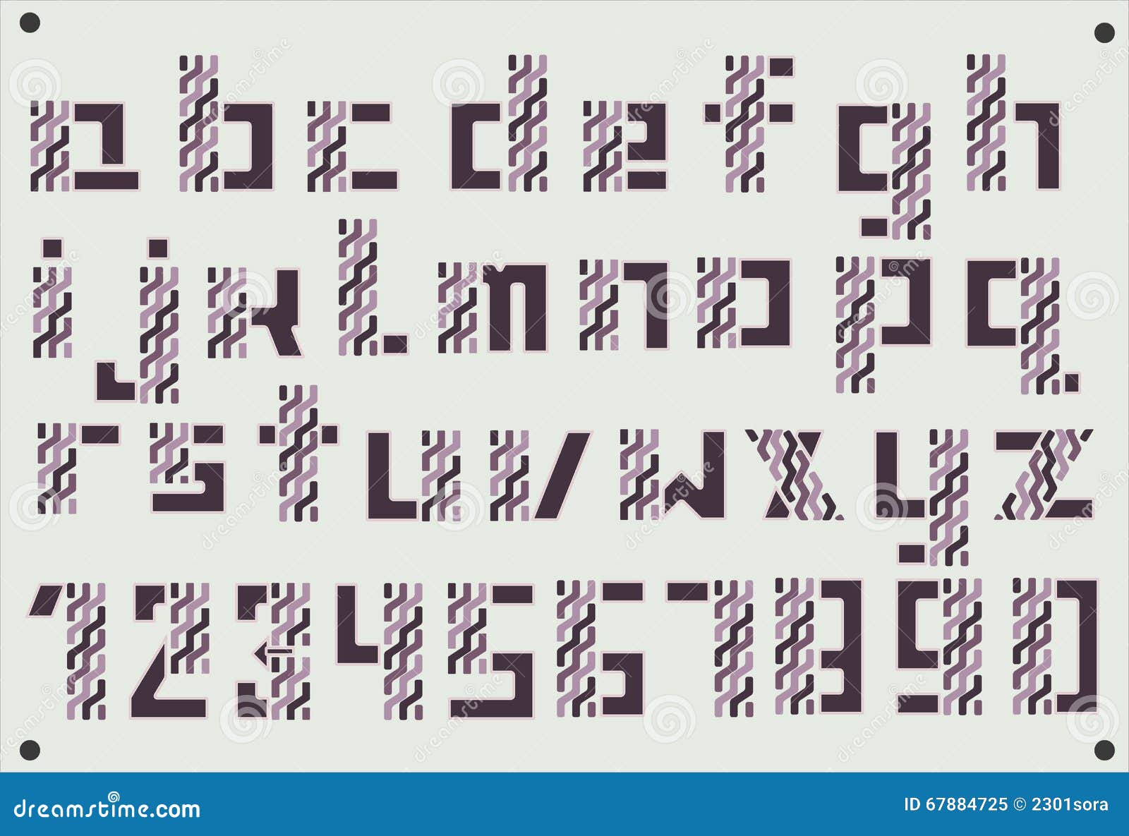 Vector Alphabet Set stock vector. Illustration of cool - 67884725