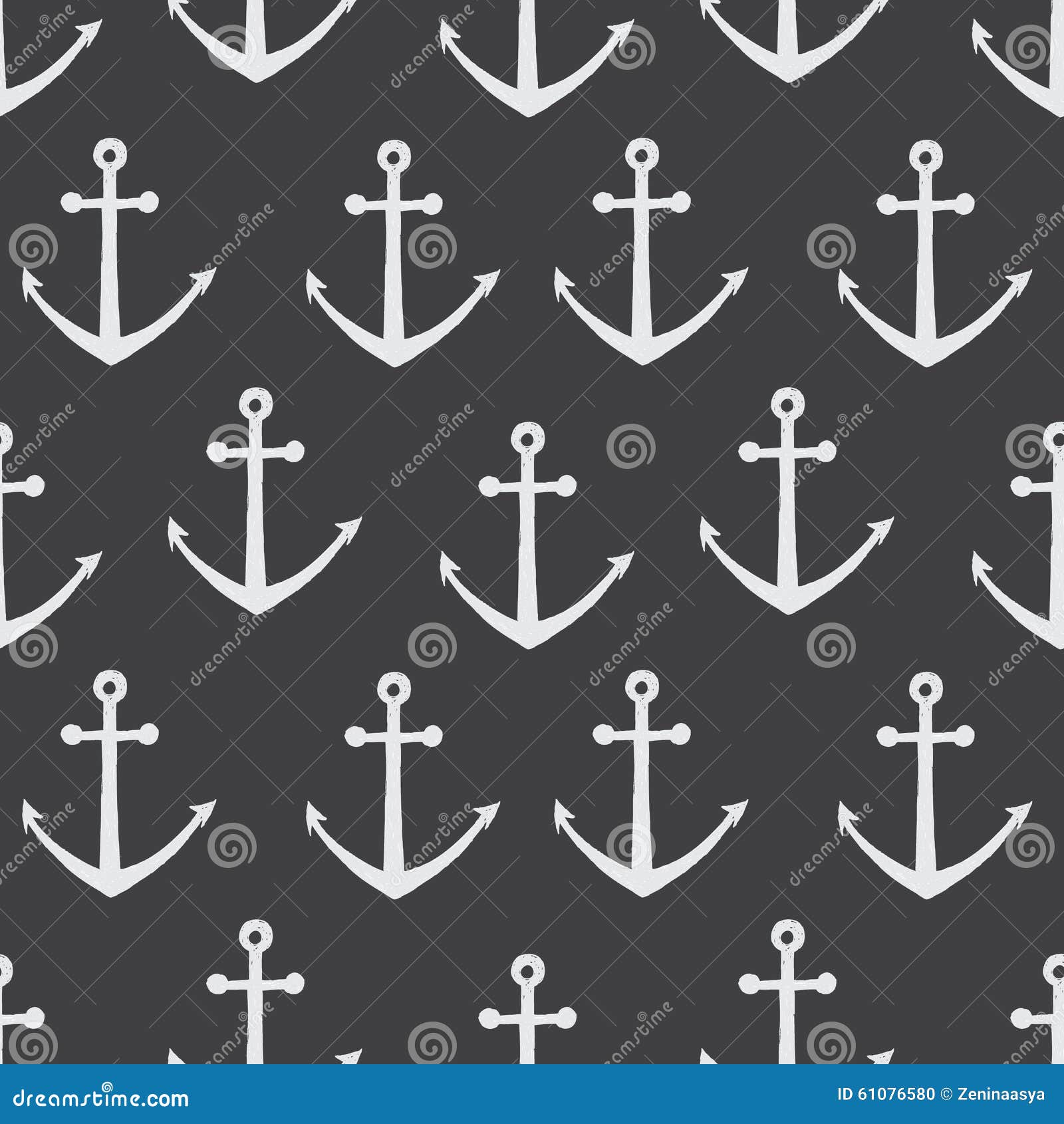 Vector anchor pattern stock vector. Illustration of decor - 61076580
