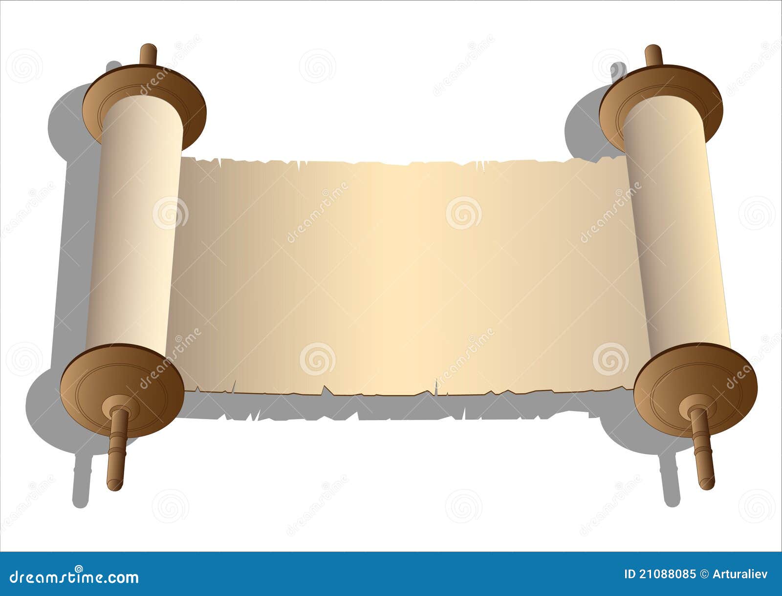 Ancient Scrolls Cartoon Vector | CartoonDealer.com #18660623