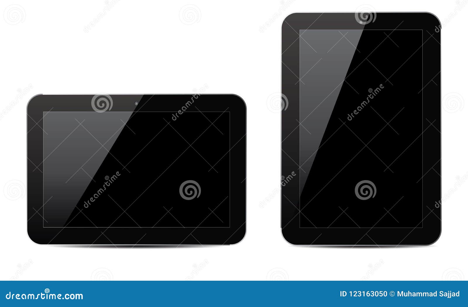 Vector Android Ipad Realistic Android Tablet Stock Vector ...