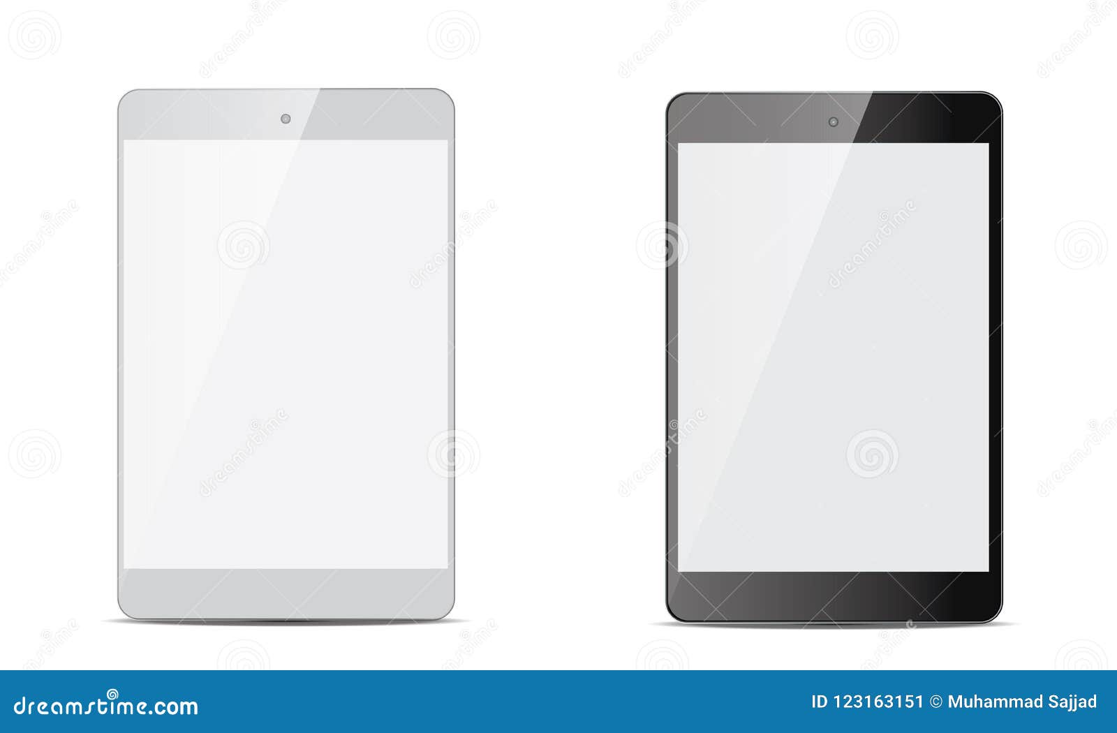 Vector Android Ipad Realistic Android Tablet Stock Vector ...