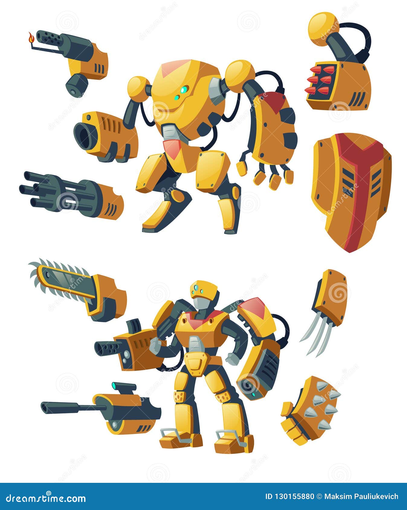 Vector Androids, Robots, Cyborg Humanoids Stock Vector - Illustration ... Vector Androids, Robots, Cyborg Humanoids Stock Vector - Illustration ...