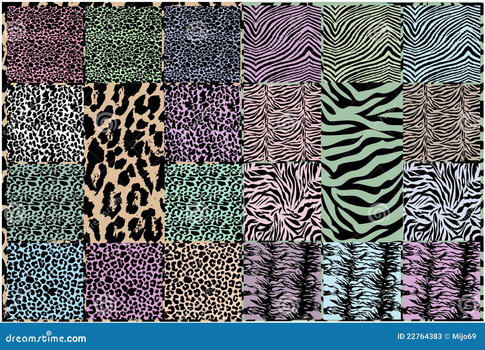 Animal Skin Patterns Royalty-Free Stock Image | CartoonDealer.com #3798796